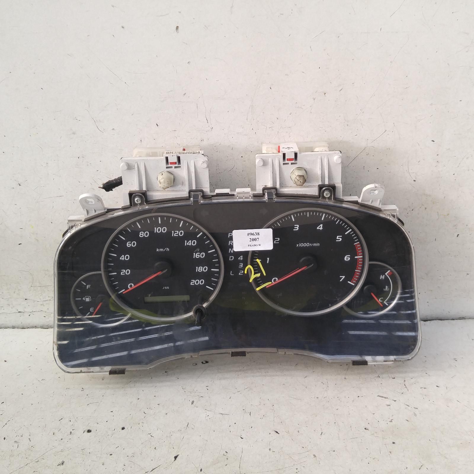 #255762, Used instrument cluster for 2007 prado| instrument cluster ...