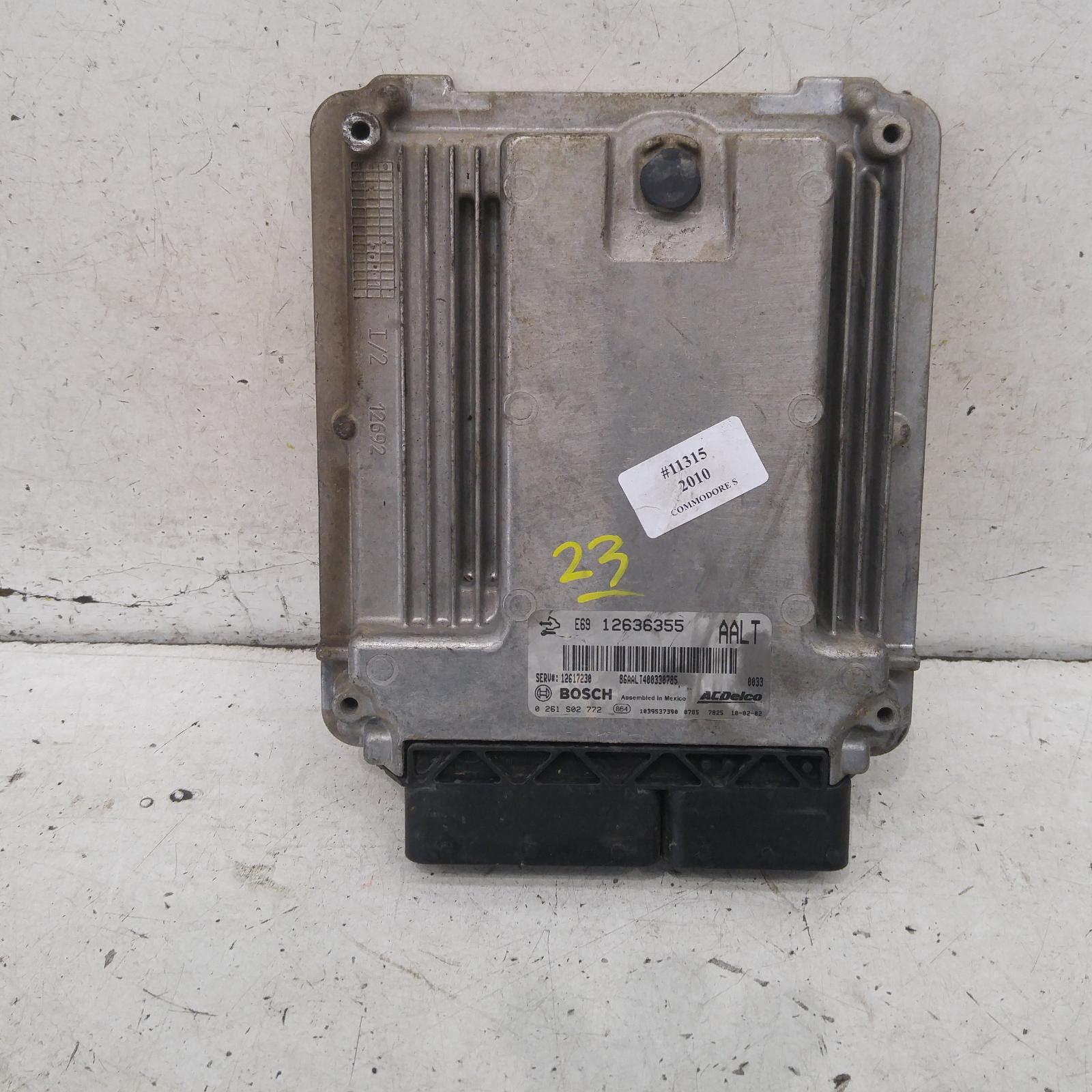 #258383, Used ecu for 2010 commodore| engine ecu, 3.6 v6, ecu only, ve ...