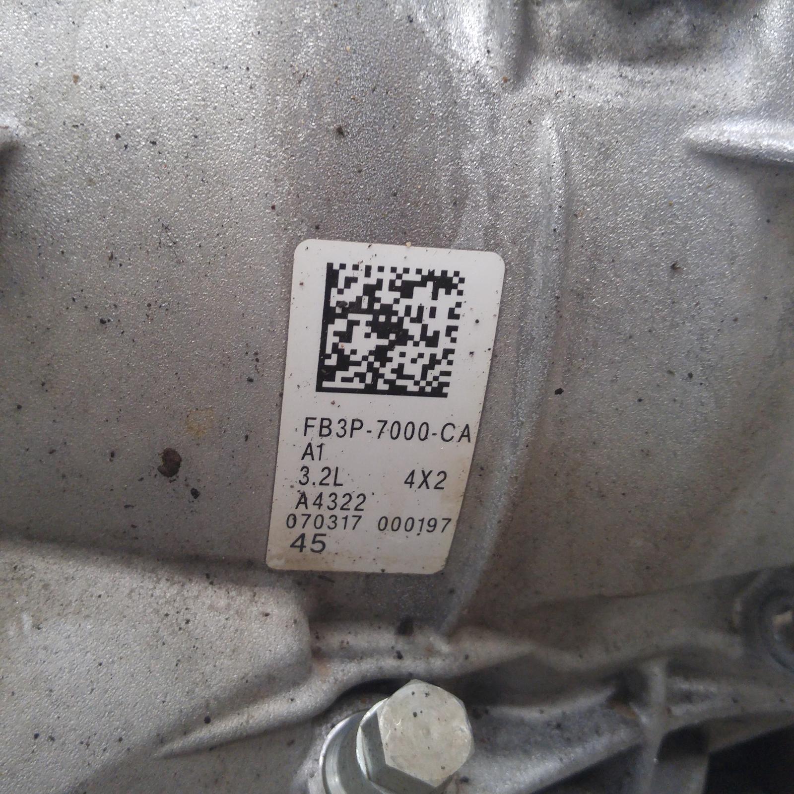 #262683, Used transmission/gearbox for 2017 ranger| auto, 2wd, diesel ...