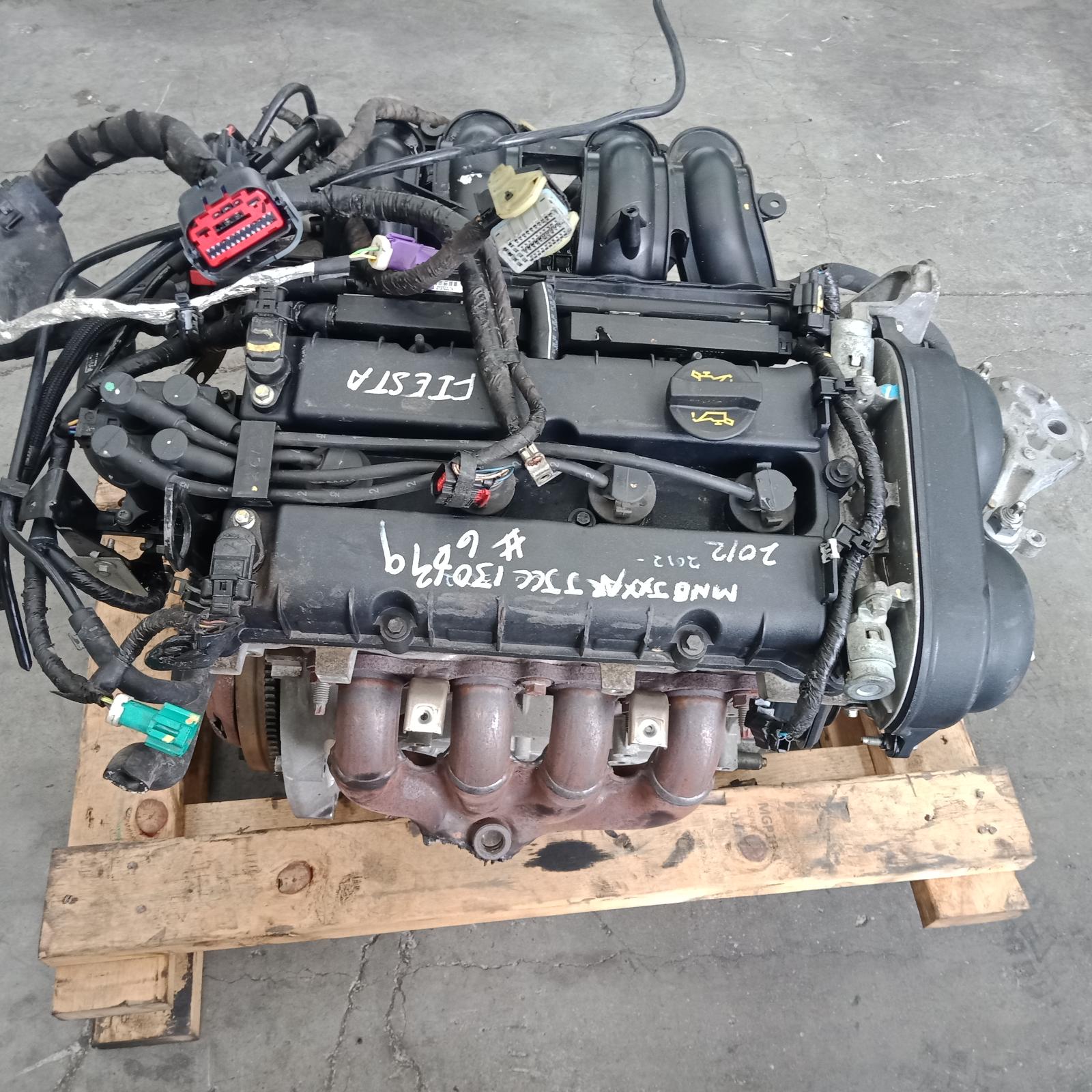 #272410, Used engine for 2012 fiesta| petrol, 1.6, tsj, vin mn ...