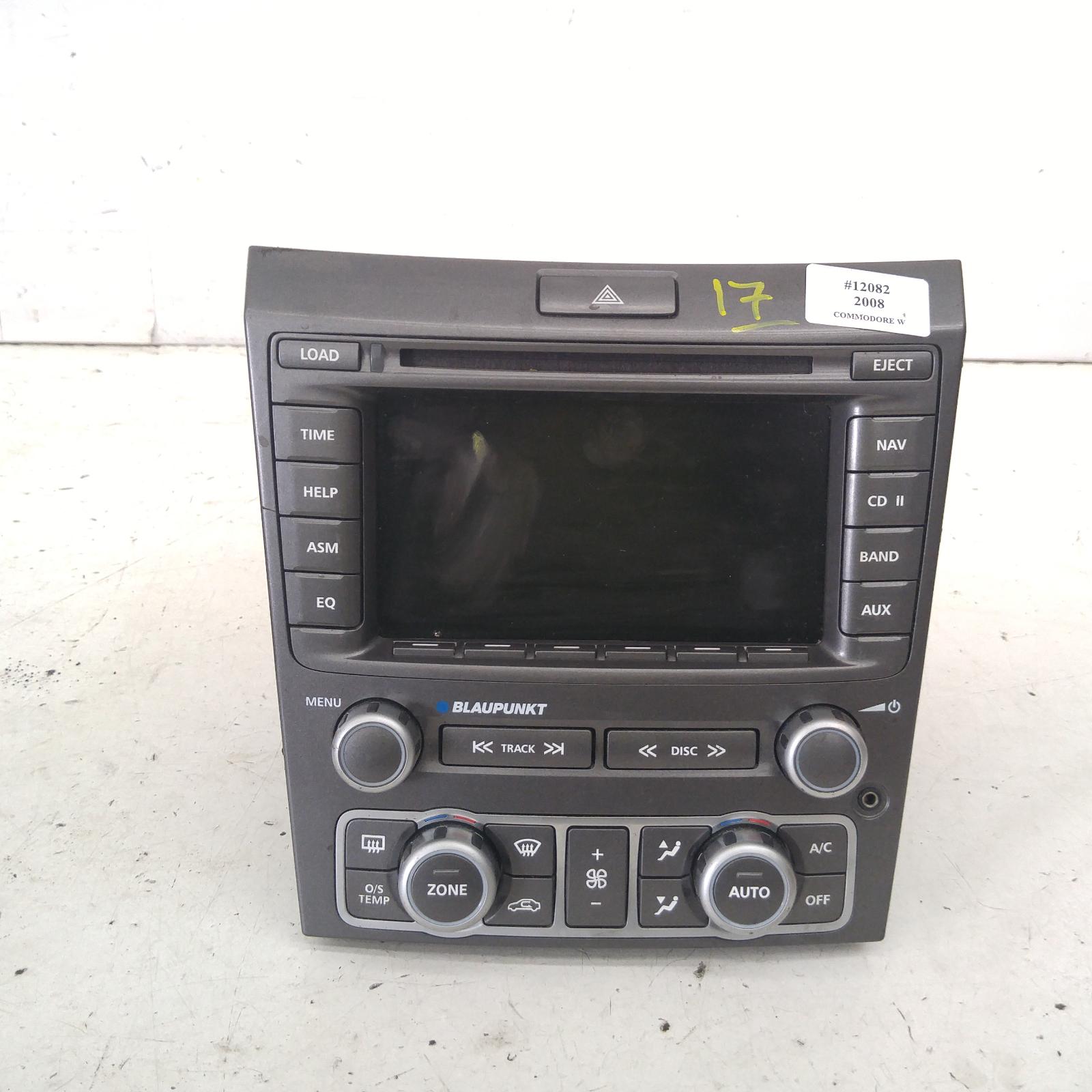 #273918, Used stereo/head unit for 2008 commodore| head unit & display ...