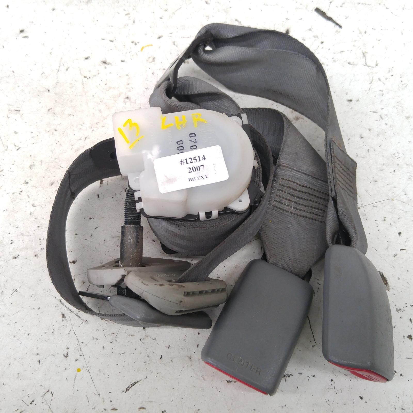 #287158, Used seat belt stalk for 2007 hilux| lh rear, assy (belt ...