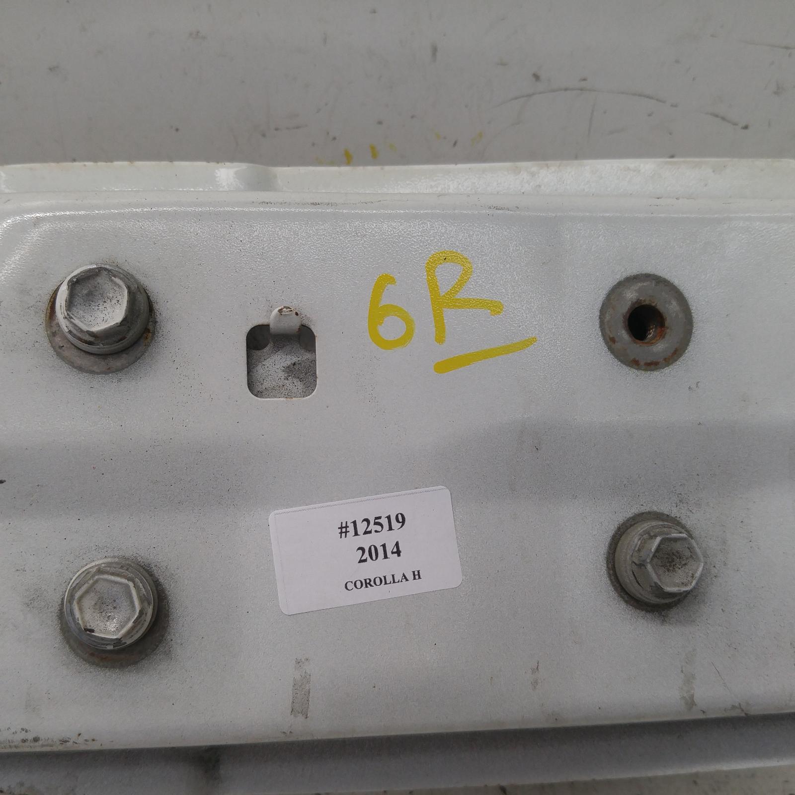 #287777, Used bar reinforcement/bracket rear for 2014 Corolla ...