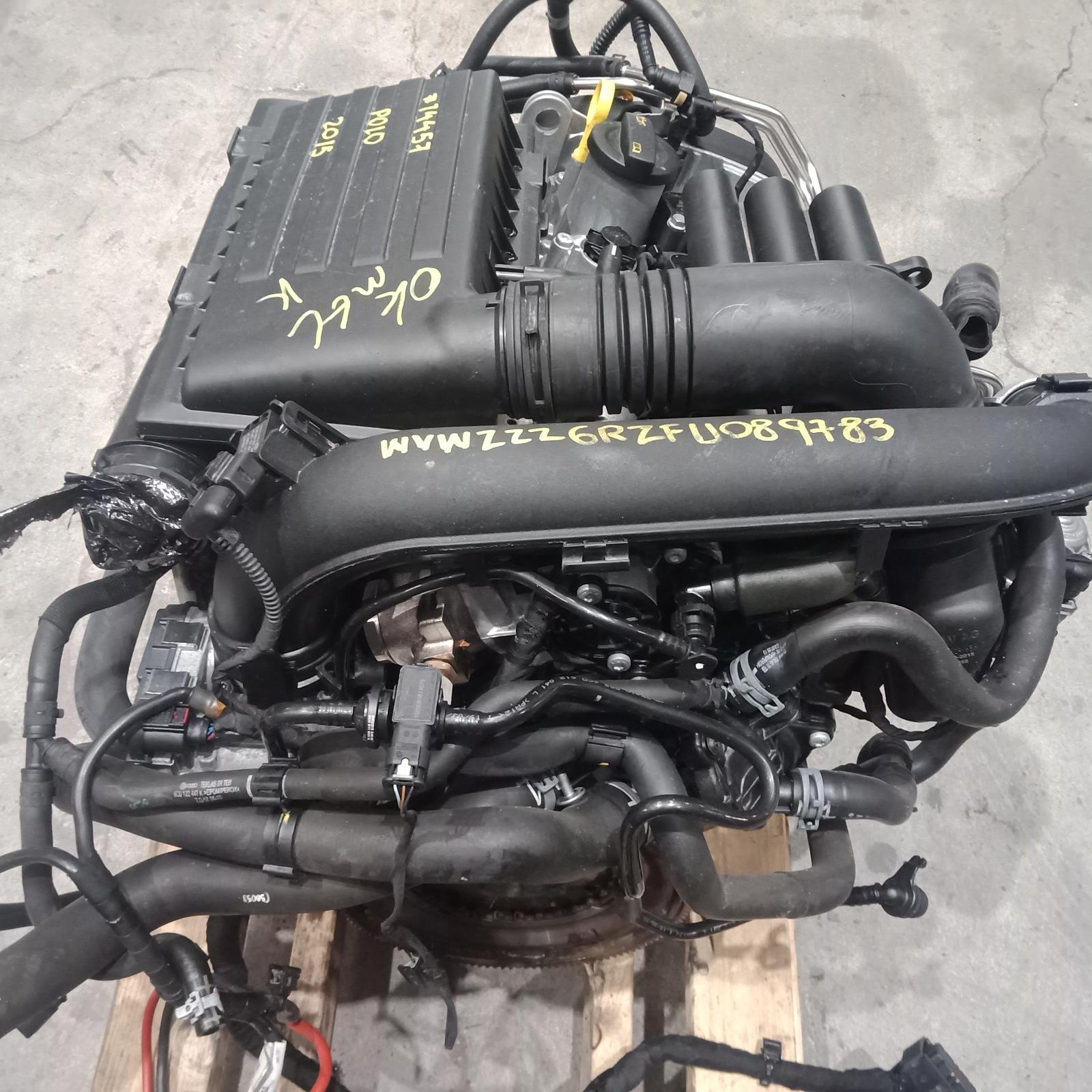 #338582, Used engine for 2015 polo| petrol, 1.2, turbo, 6r, cjzc code ...