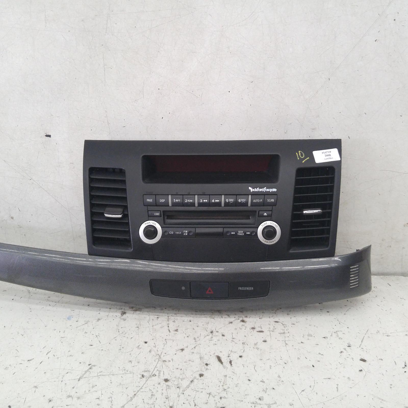 #347426, Used stereo/head unit for 2008 lancer| dash radio control ...