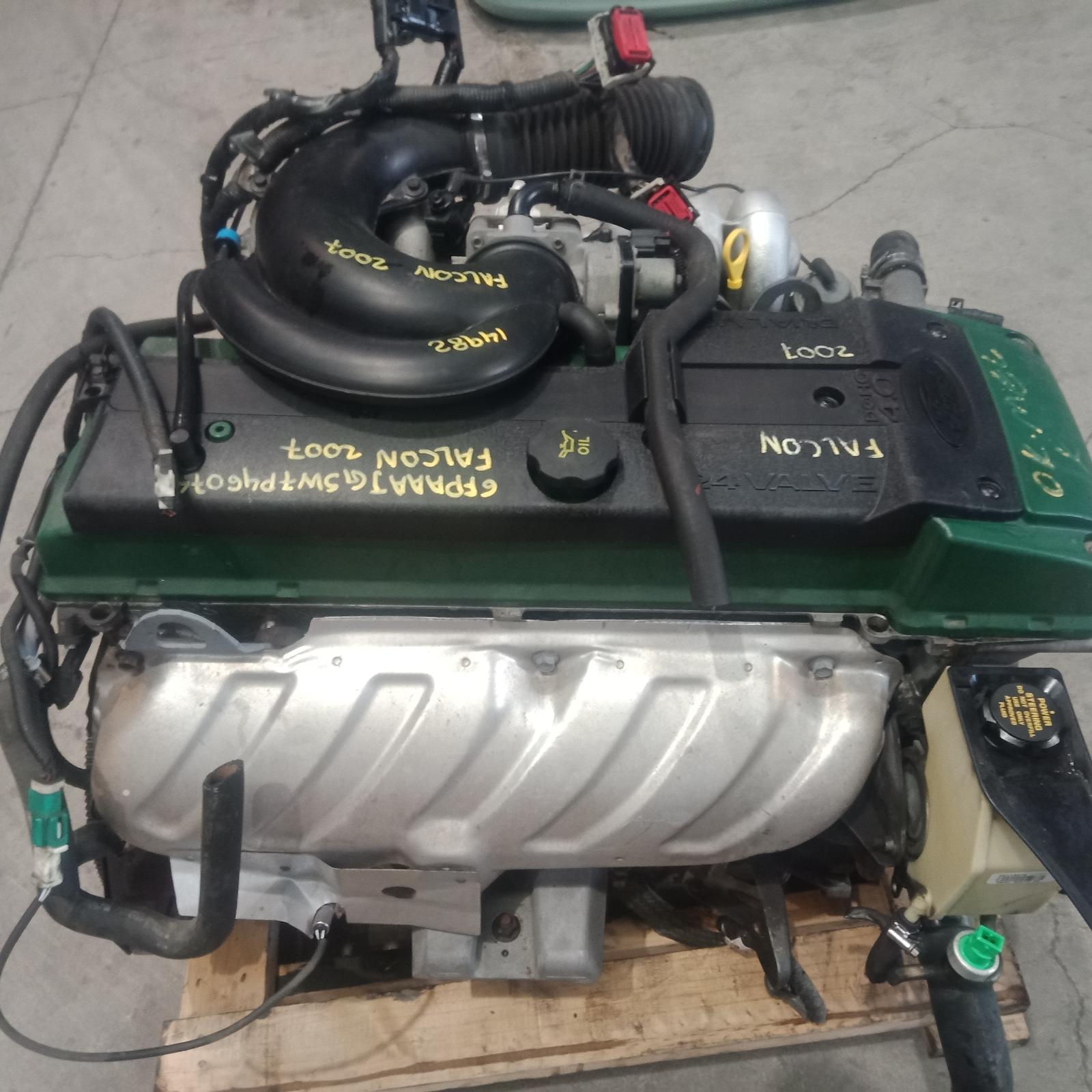 #354065, Used engine for 2007 falcon| bf, 4.0 dohc, barra e-gas (156kw ...