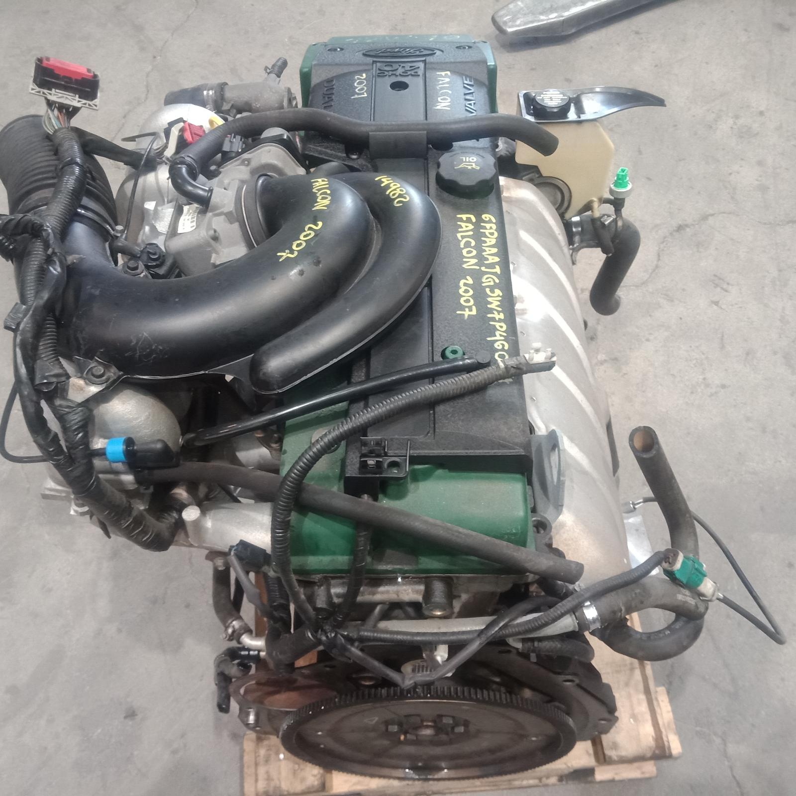 #354065, Used engine for 2007 falcon| bf, 4.0 dohc, barra e-gas (156kw ...