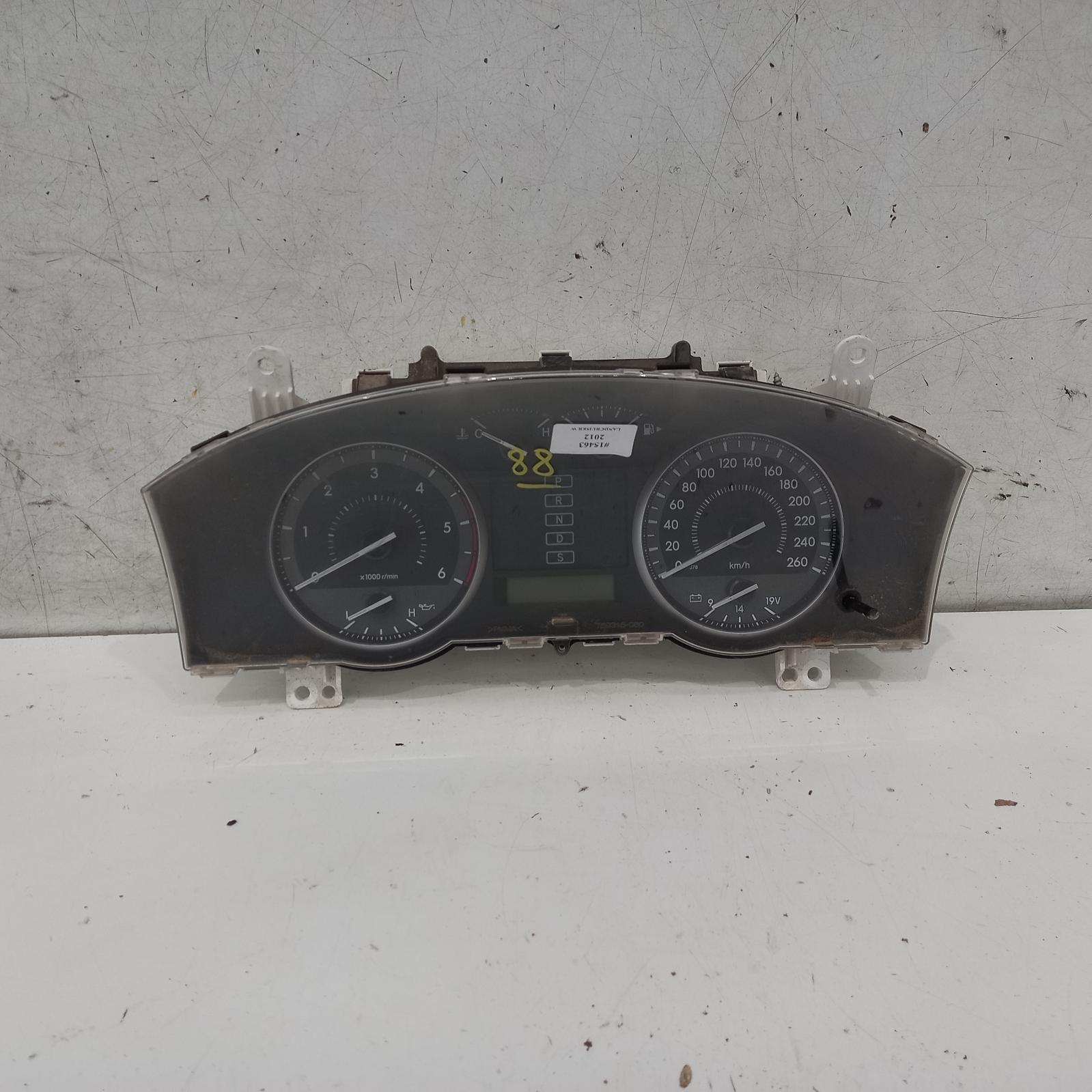 #374476, Used instrument cluster for 2012 landcruiser| 200 series ...
