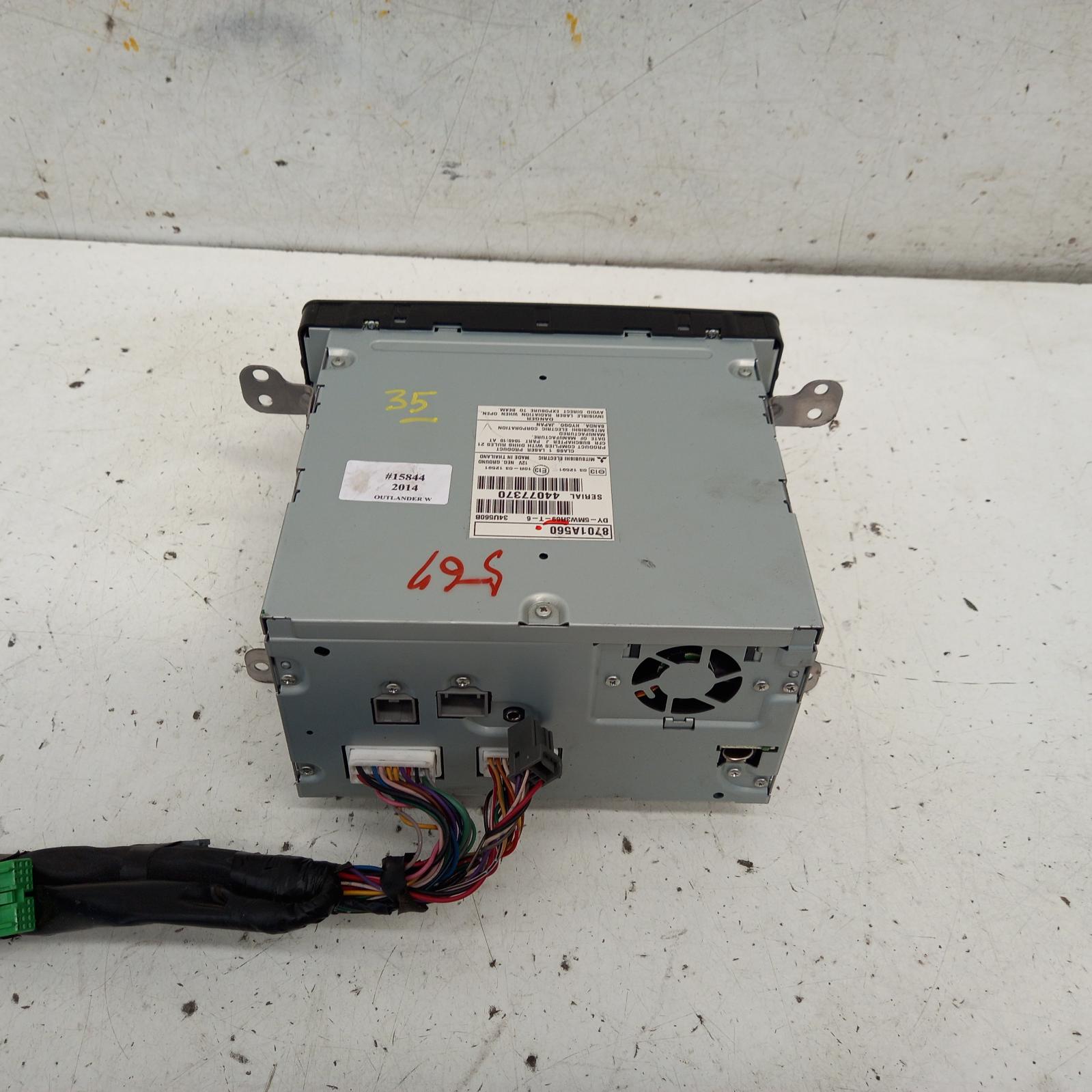 #389980, Used stereo/head unit for 2014 outlander| display/head unit ...