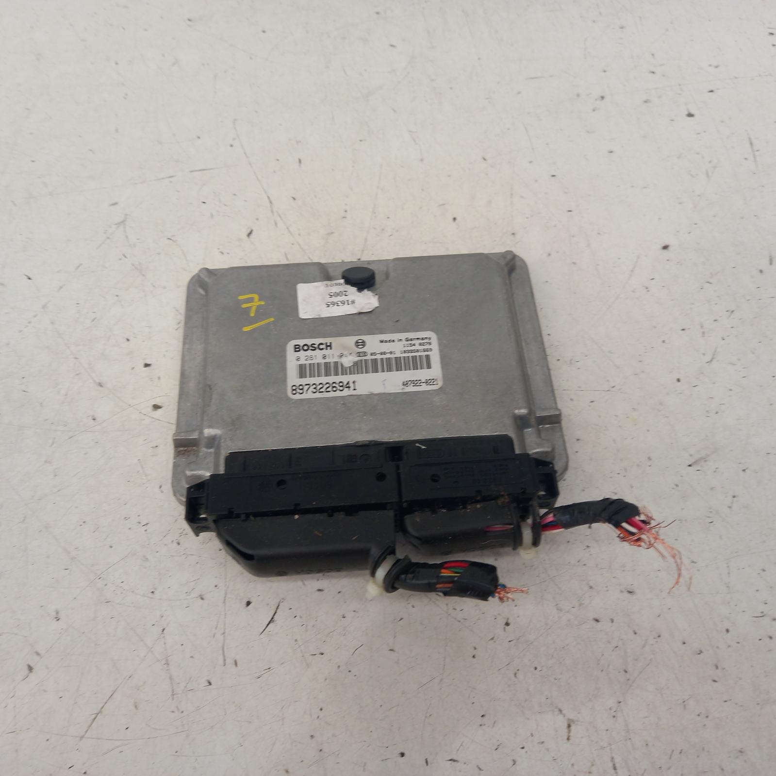 #407174, Used ecu for 2005 rodeo| engine ecu, 3.0, 4jh1, diesel, manual ...