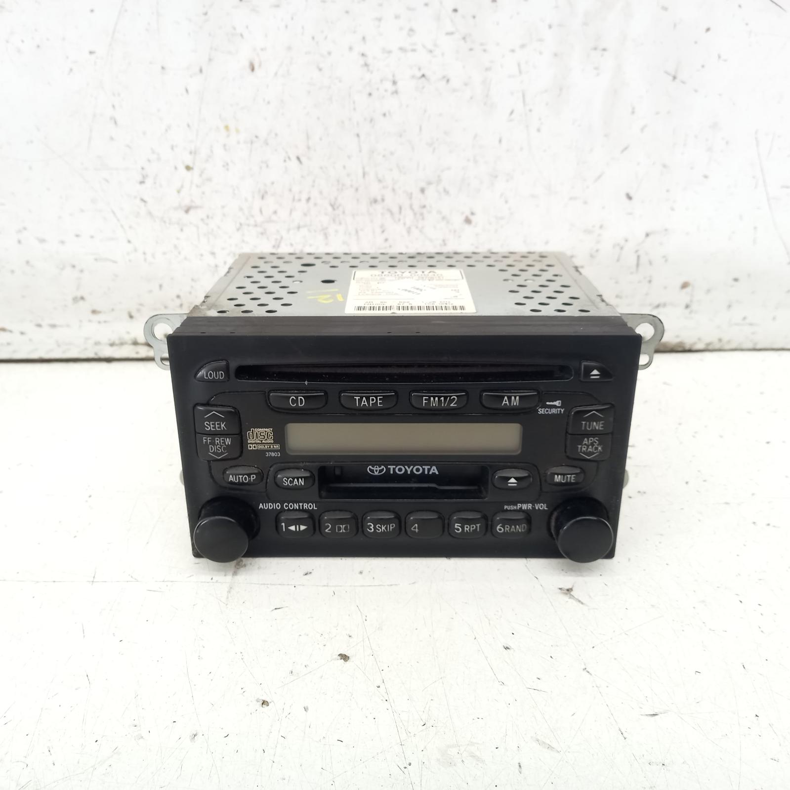 #426594, Used stereo/head unit for 2001 hilux| cd player, factory, 09/ ...