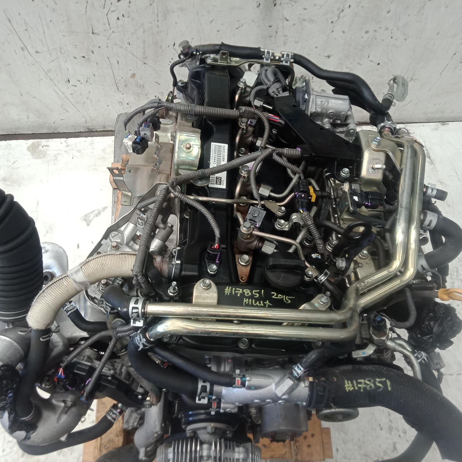 #484292, Used engine for 2015 hilux| diesel, 2.4, turbo, 2gd-ftv, 09/15 ...