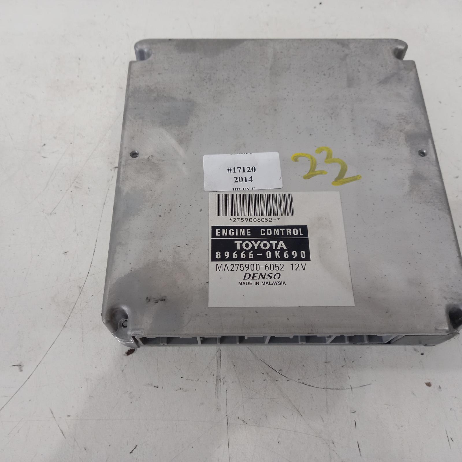 #485743, Used ecu for 2014 hilux| engine ecu, 3.0, 1kd-ftv, diesel ...