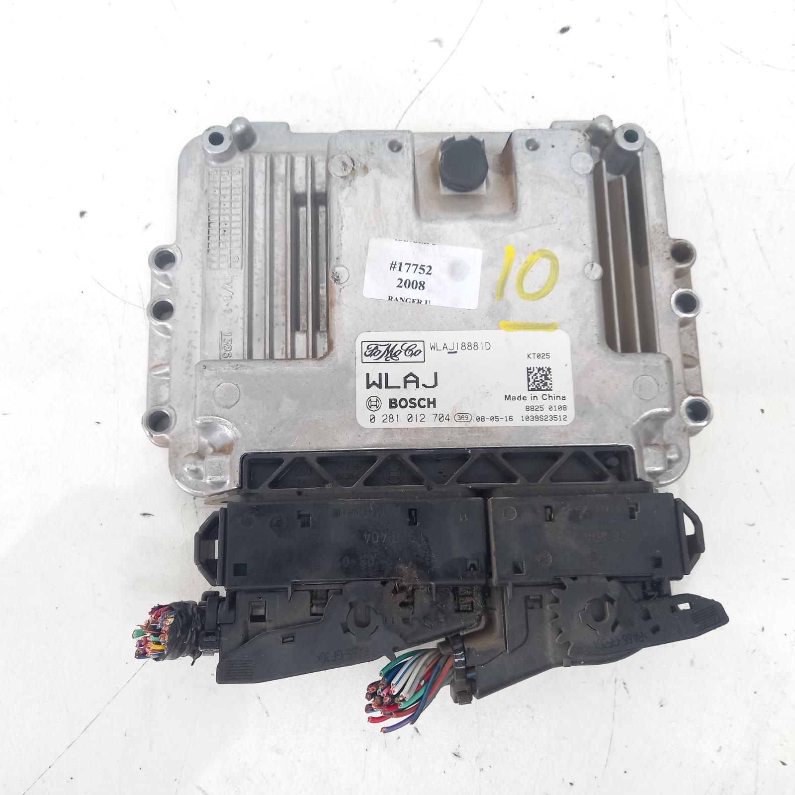 #485992, Used ecu for 2008 ranger| engine ecu, 2.5, wlat, diesel ...