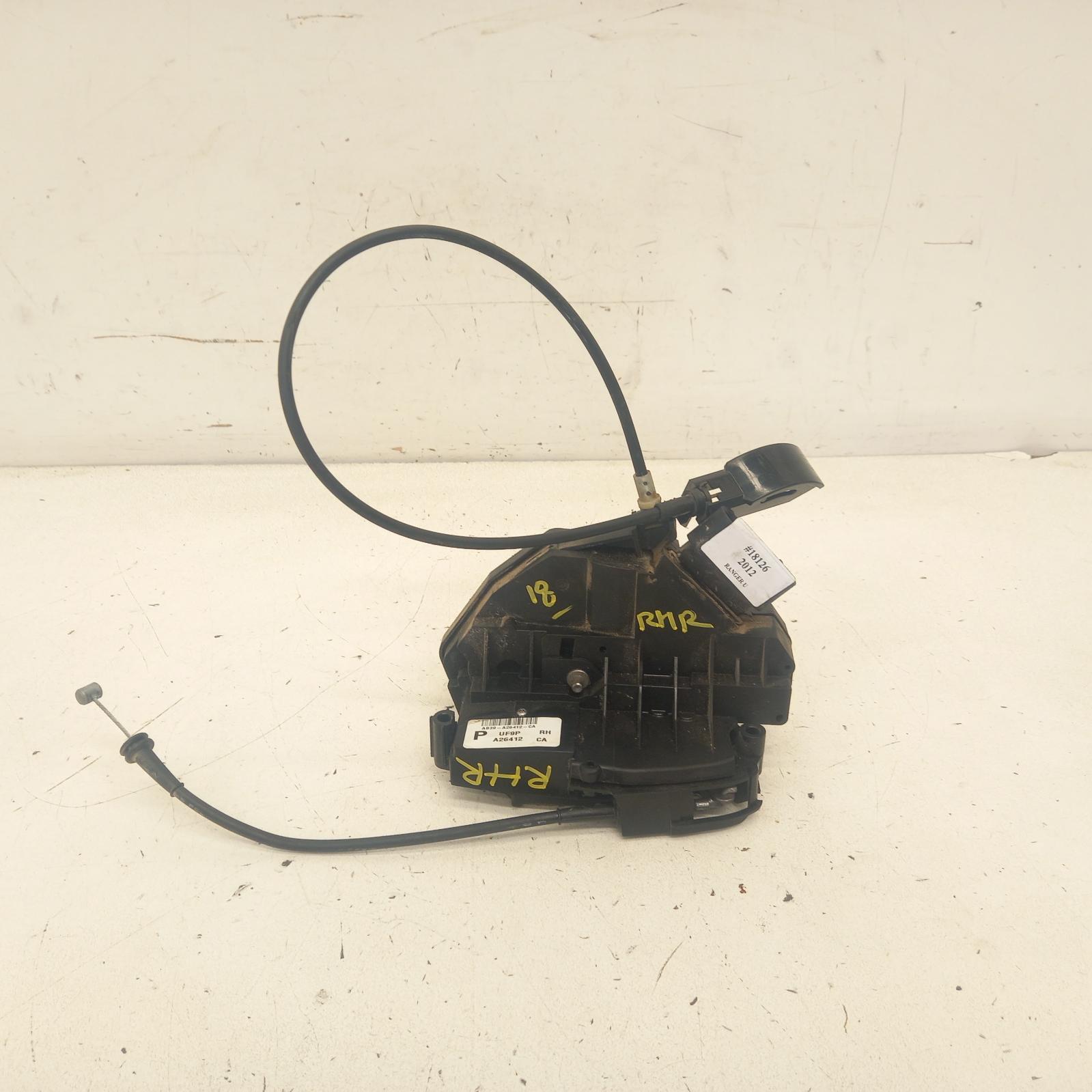 #491799, Used door/boot/gate lock for 2012 ranger| right rear door lock ...