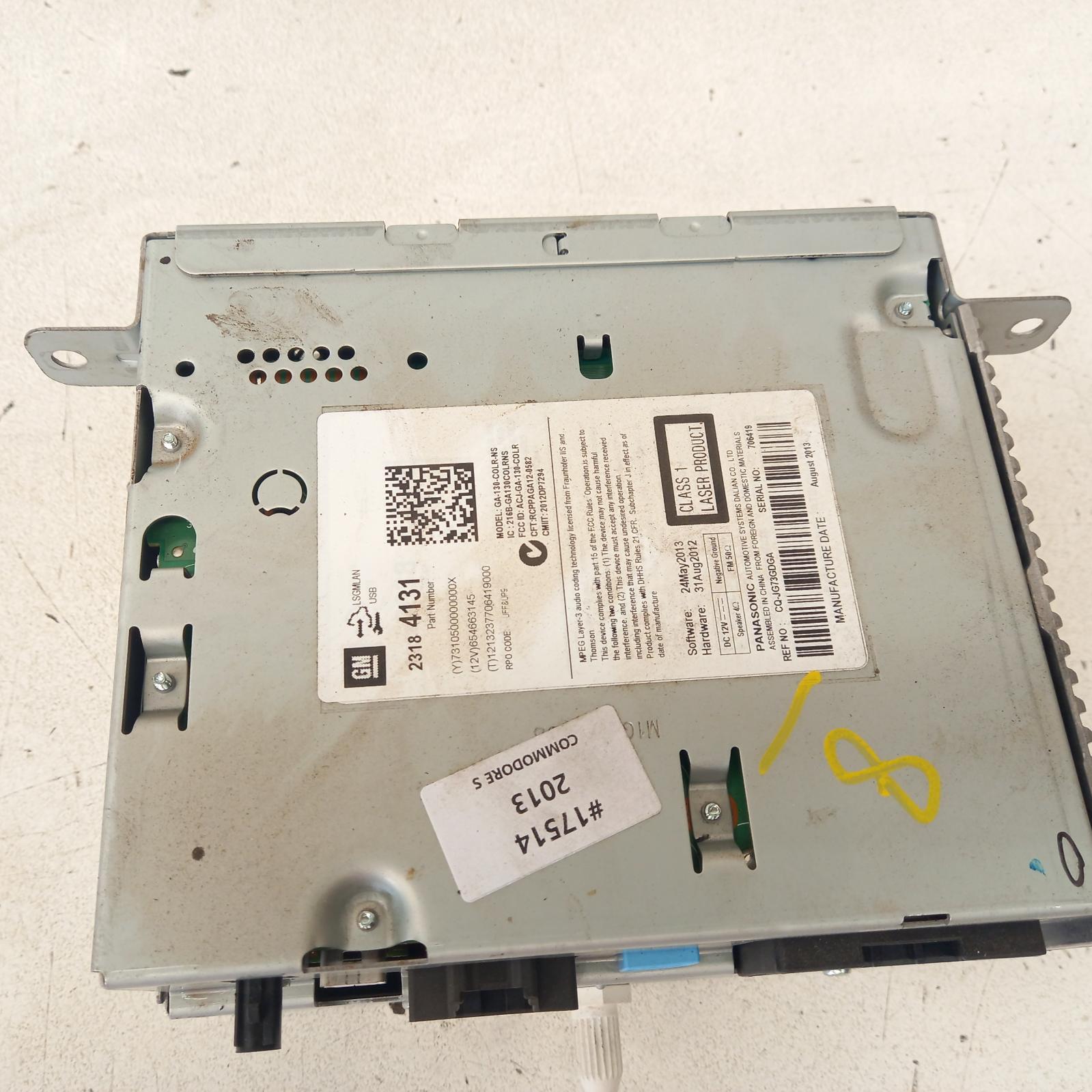 #497256, Used stereo/head unit for 2013 commodore| head unit, non sat ...