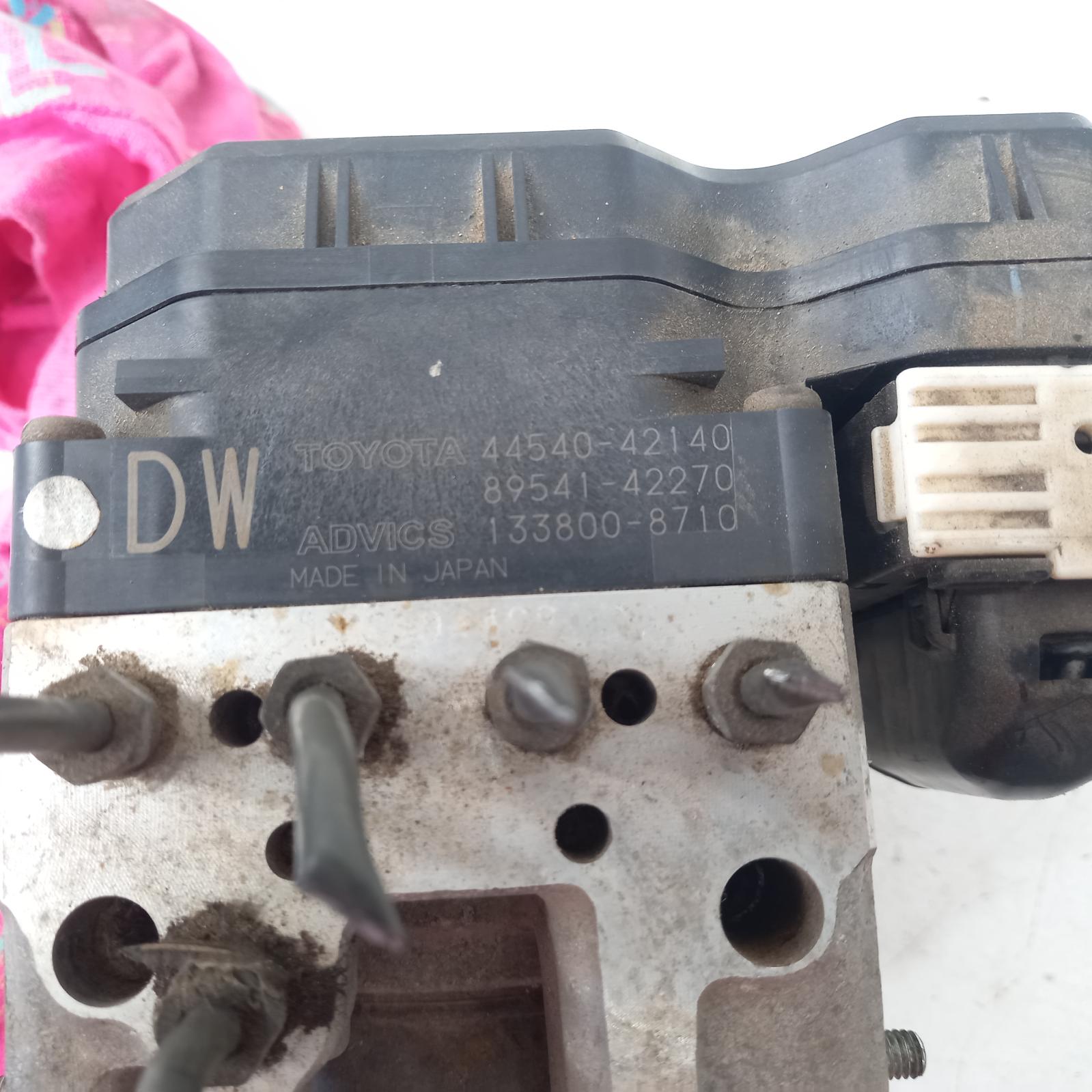 #502704, Used abs pump/modulator for 2007 rav4| aca33, p/n 4454042140 ...