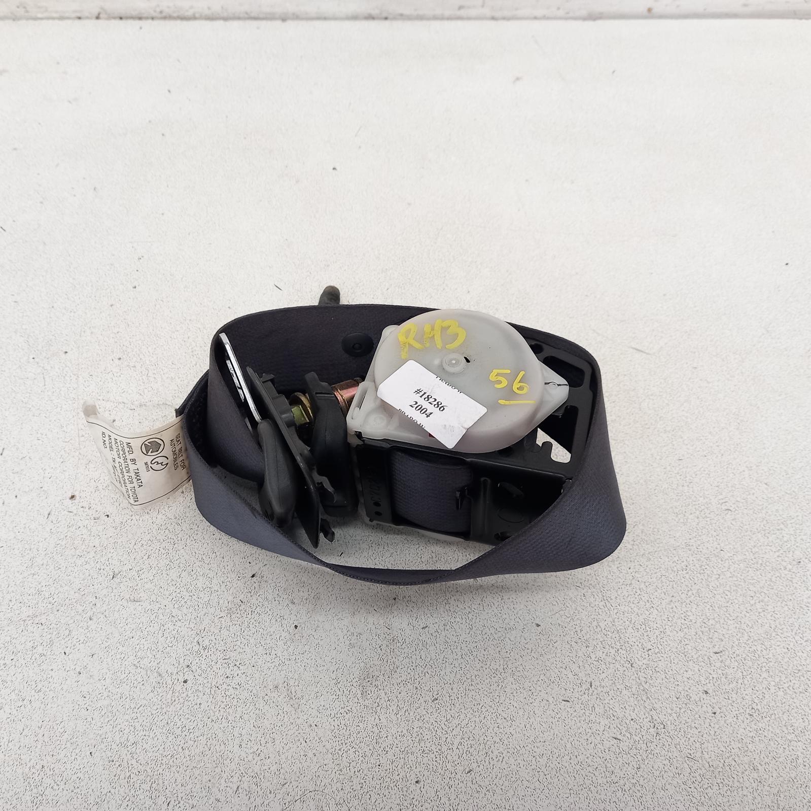 #512303, Used seat belt stalk for 2004 prado| rh rear 3rd row, seat ...