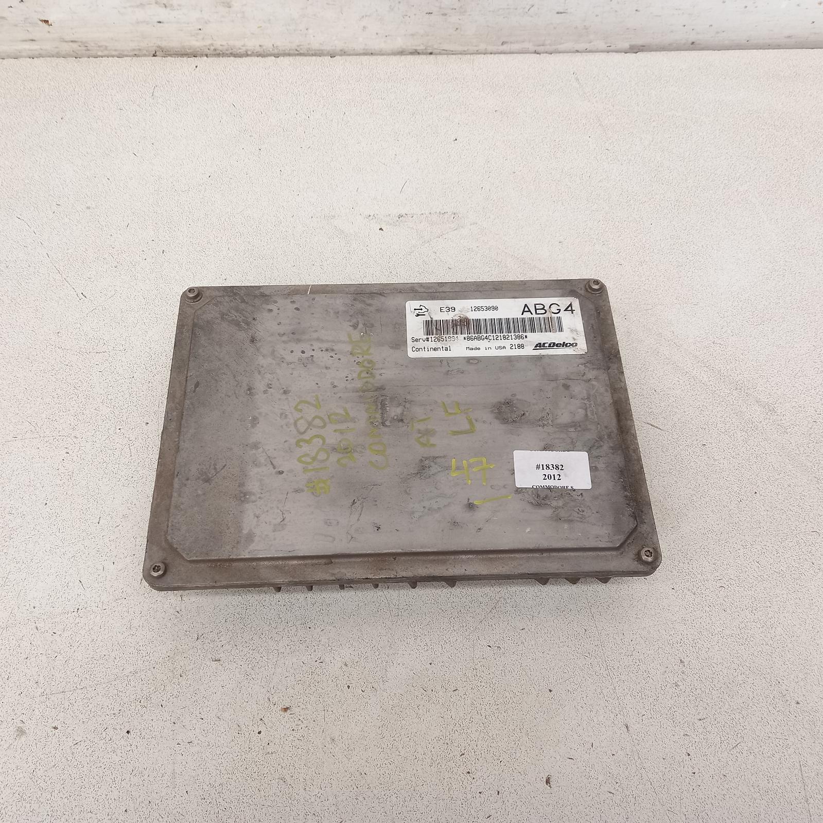 #513756, Used ecu for 2012 commodore| engine ecu, 3.6 v6, ecu only, ve ...