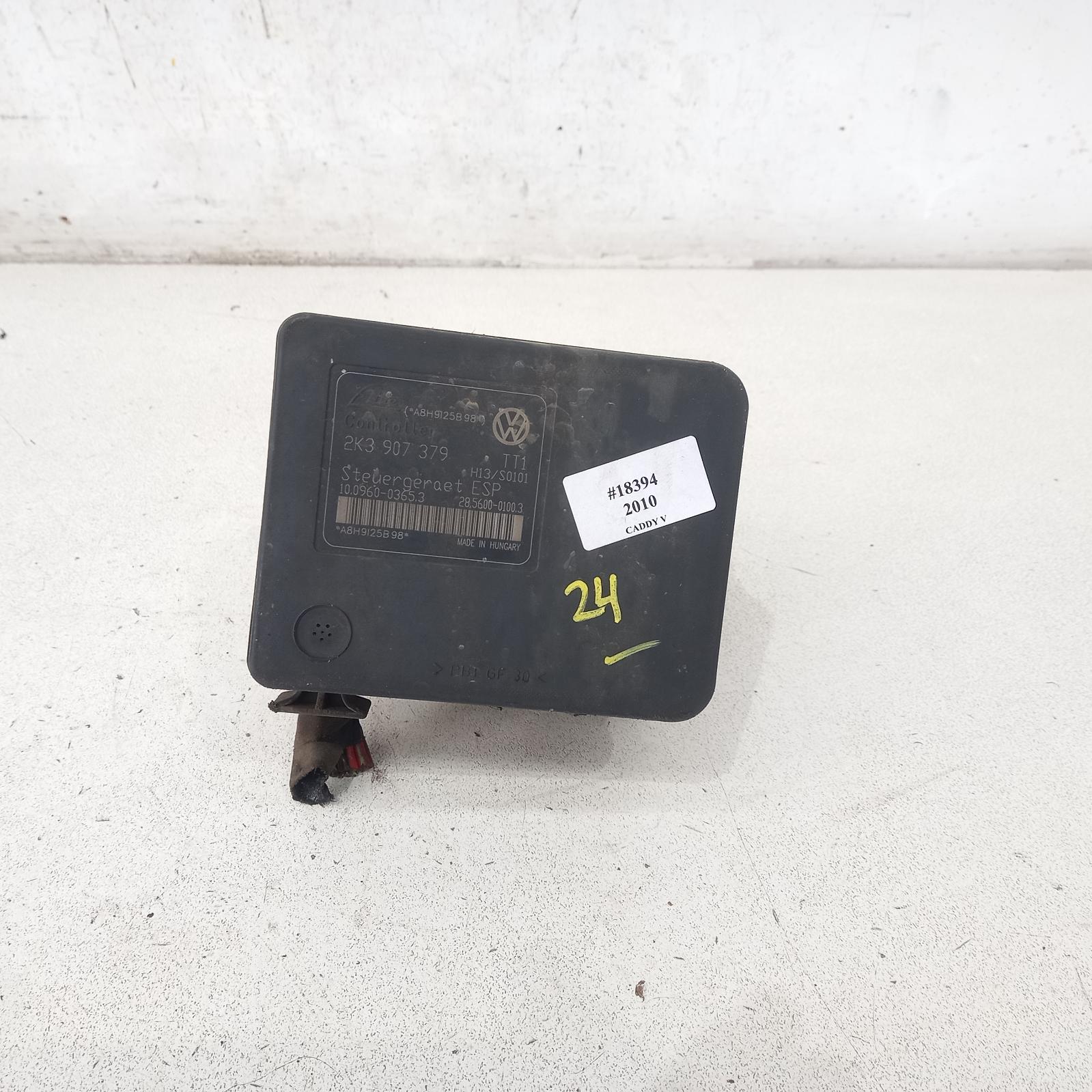 #514349, Used abs pump/modulator for 2010 Caddy| 2k, on motor p/n ...