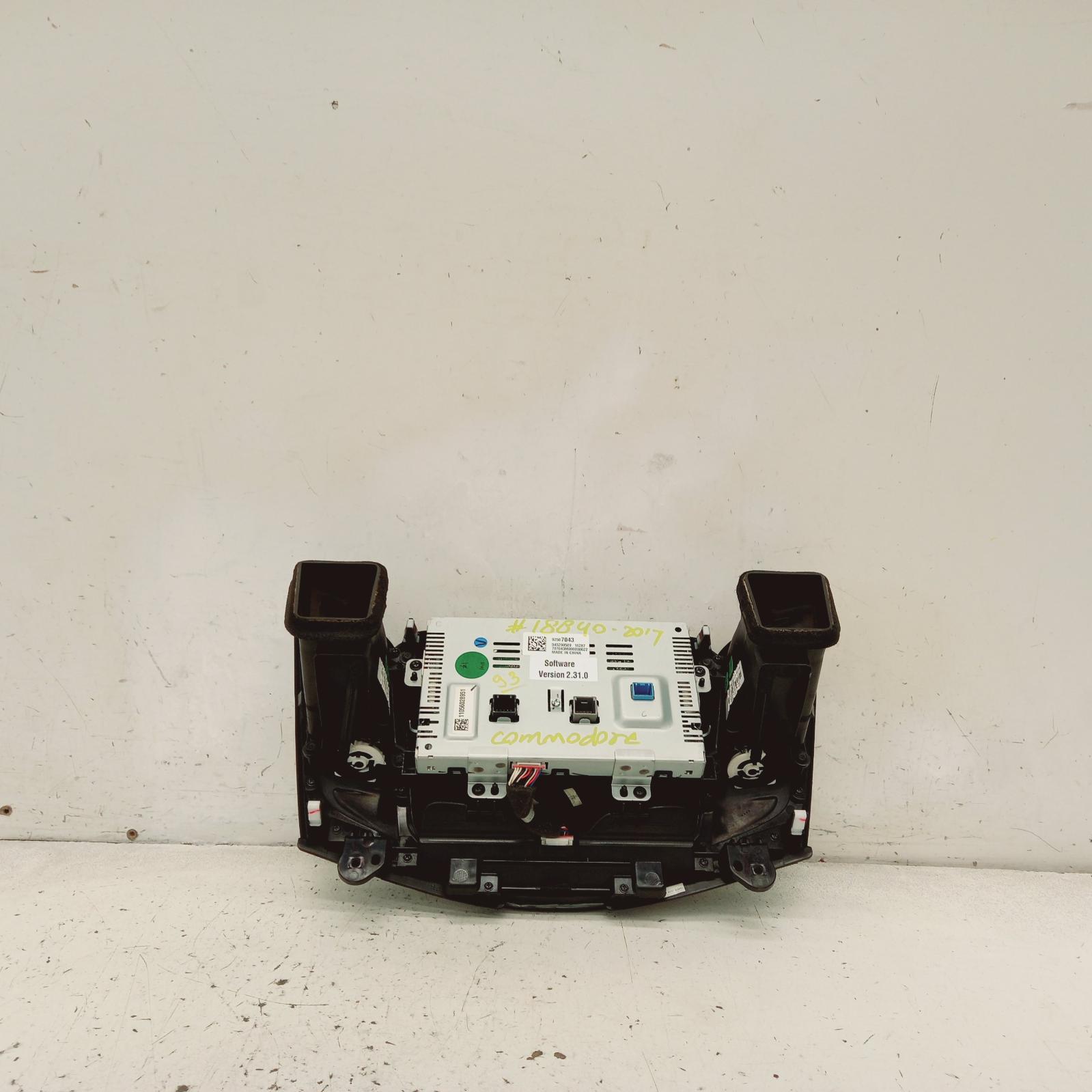 #556761, Used stereo/head unit for 2017 commodore| display screen, 8in ...