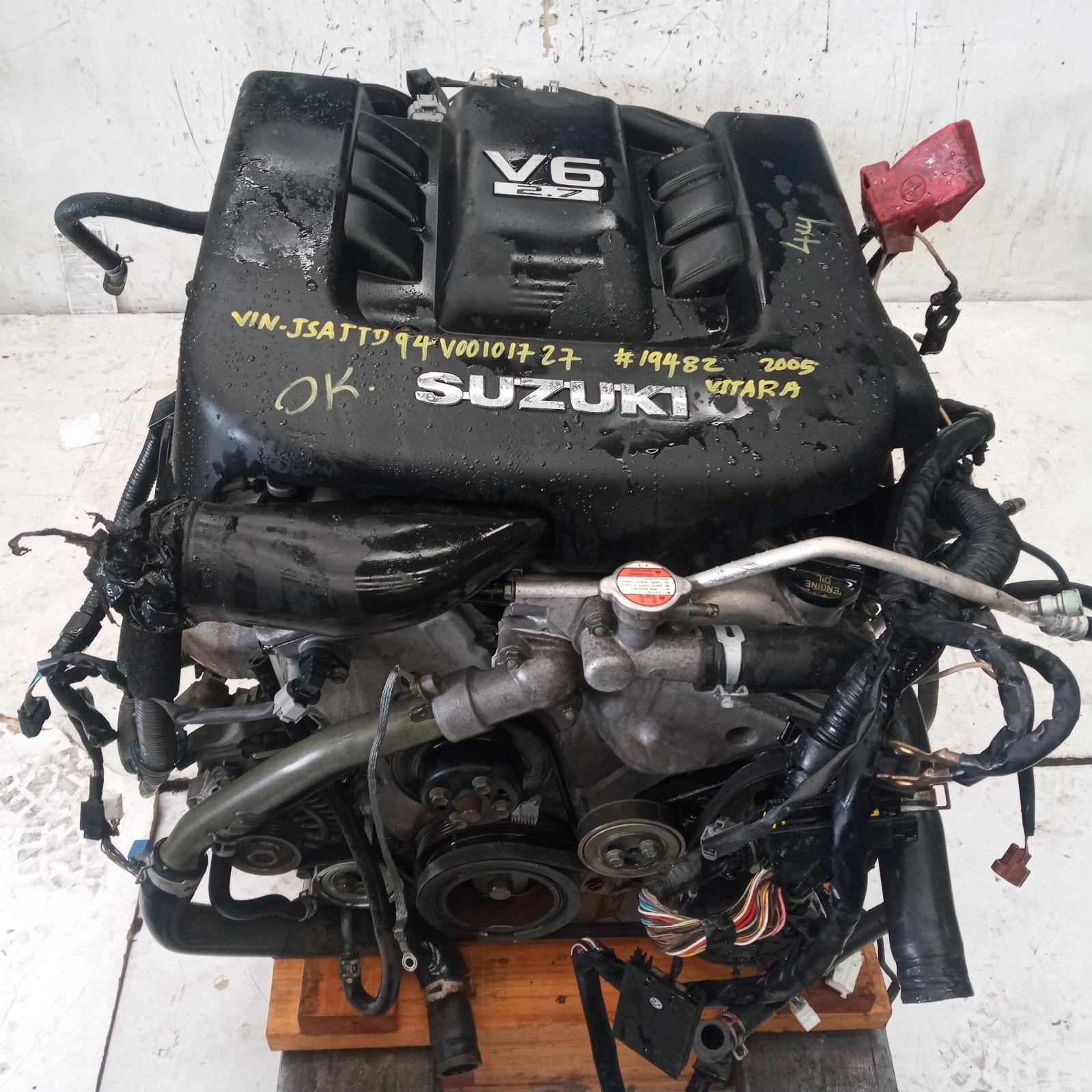 #563710, Used engine for 2005 vitara| petrol, 2.7, h27a, efi, fly by ...