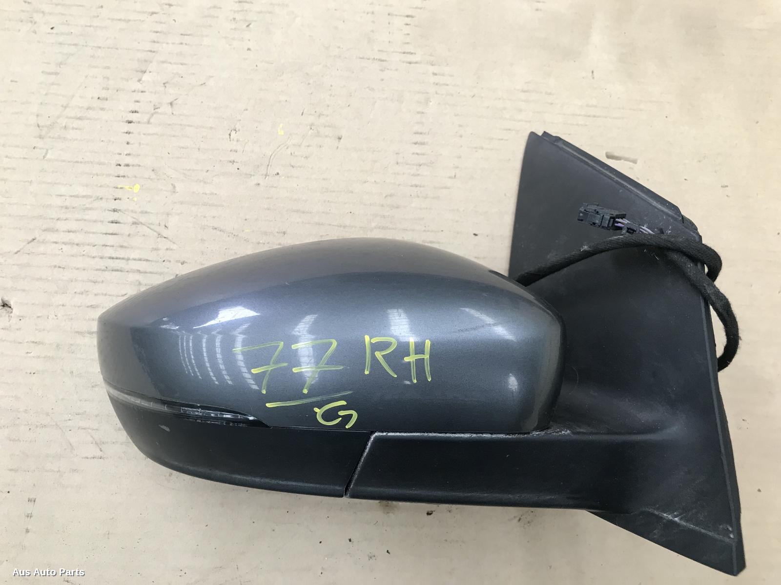 #61890, Used door mirror right for 2012 polo| 6r, 05/10-07/14