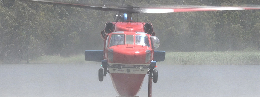 Black Hawk helicopters take to the skies for SA Country Fire Service - CFS