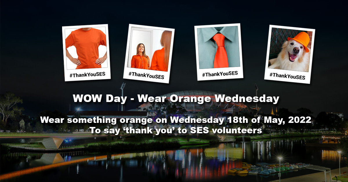 SASES - Wear Orange Wednesday WOW Day