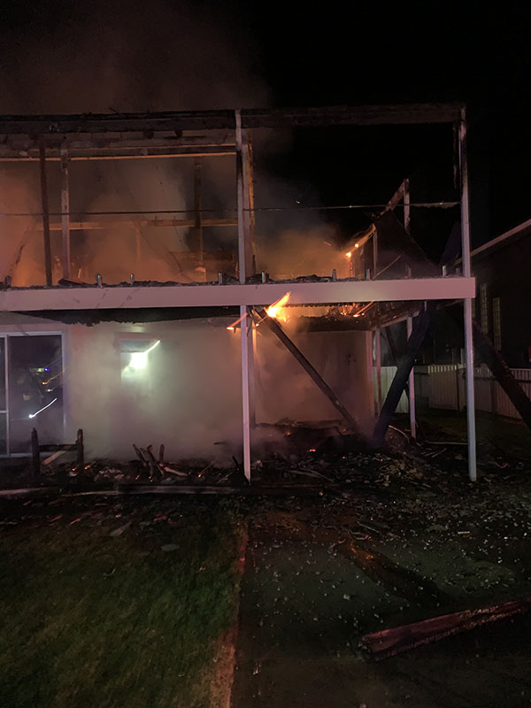 Structure fire at Goolwa - 10 May 2022 - CFS