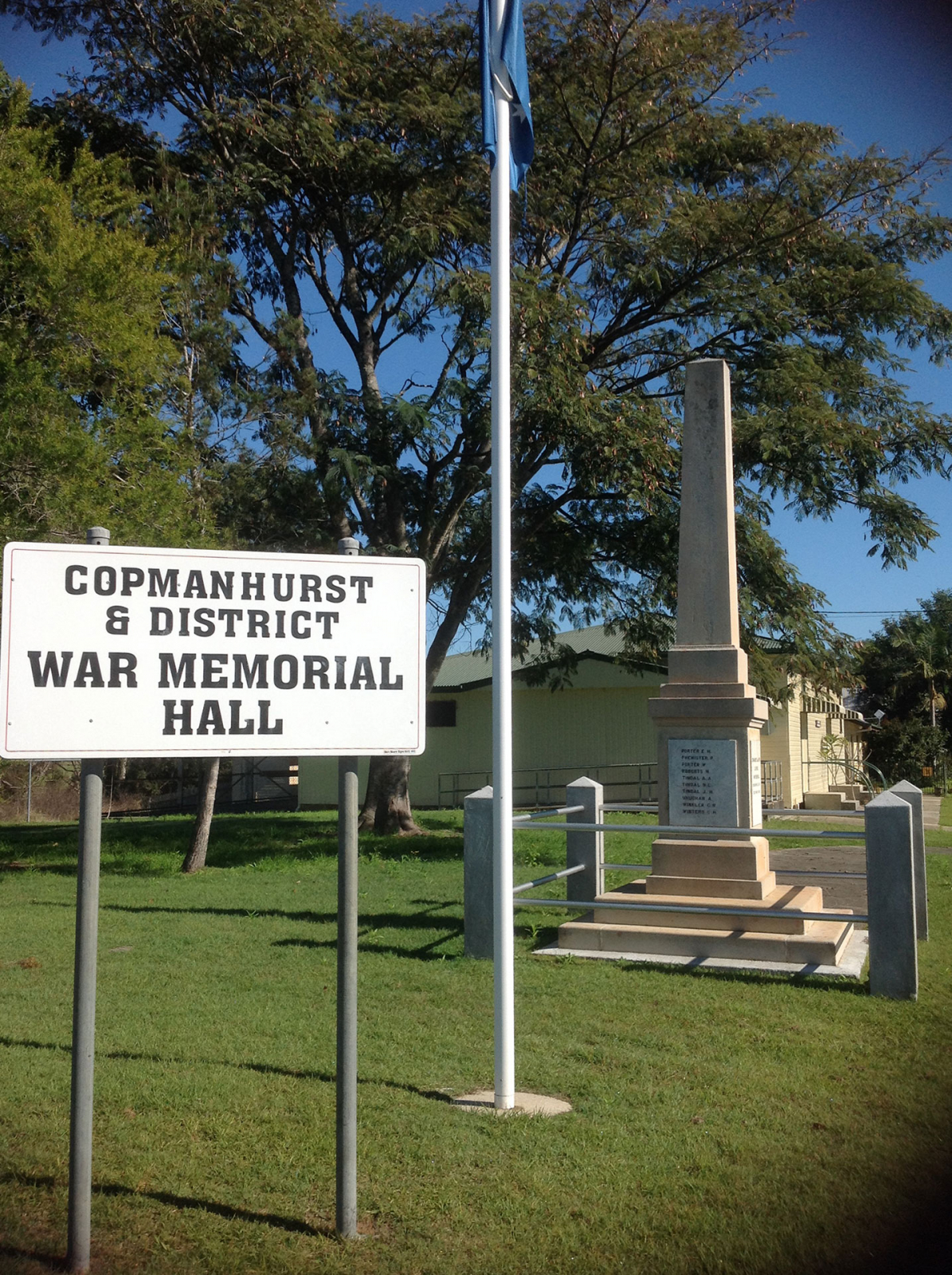 Copmanhurst War Memorial Hall | NSW War Memorials Register