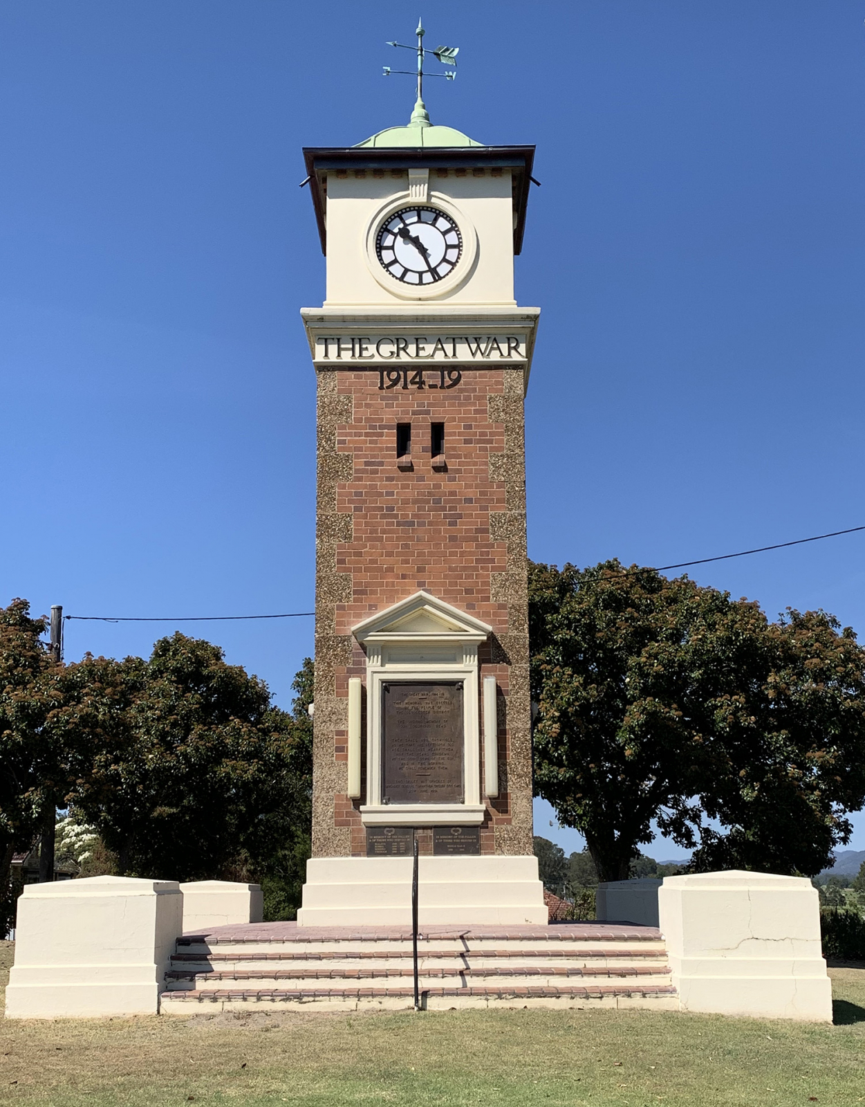 Gloucester Memorial Clock Tower | NSW War Memorials Register