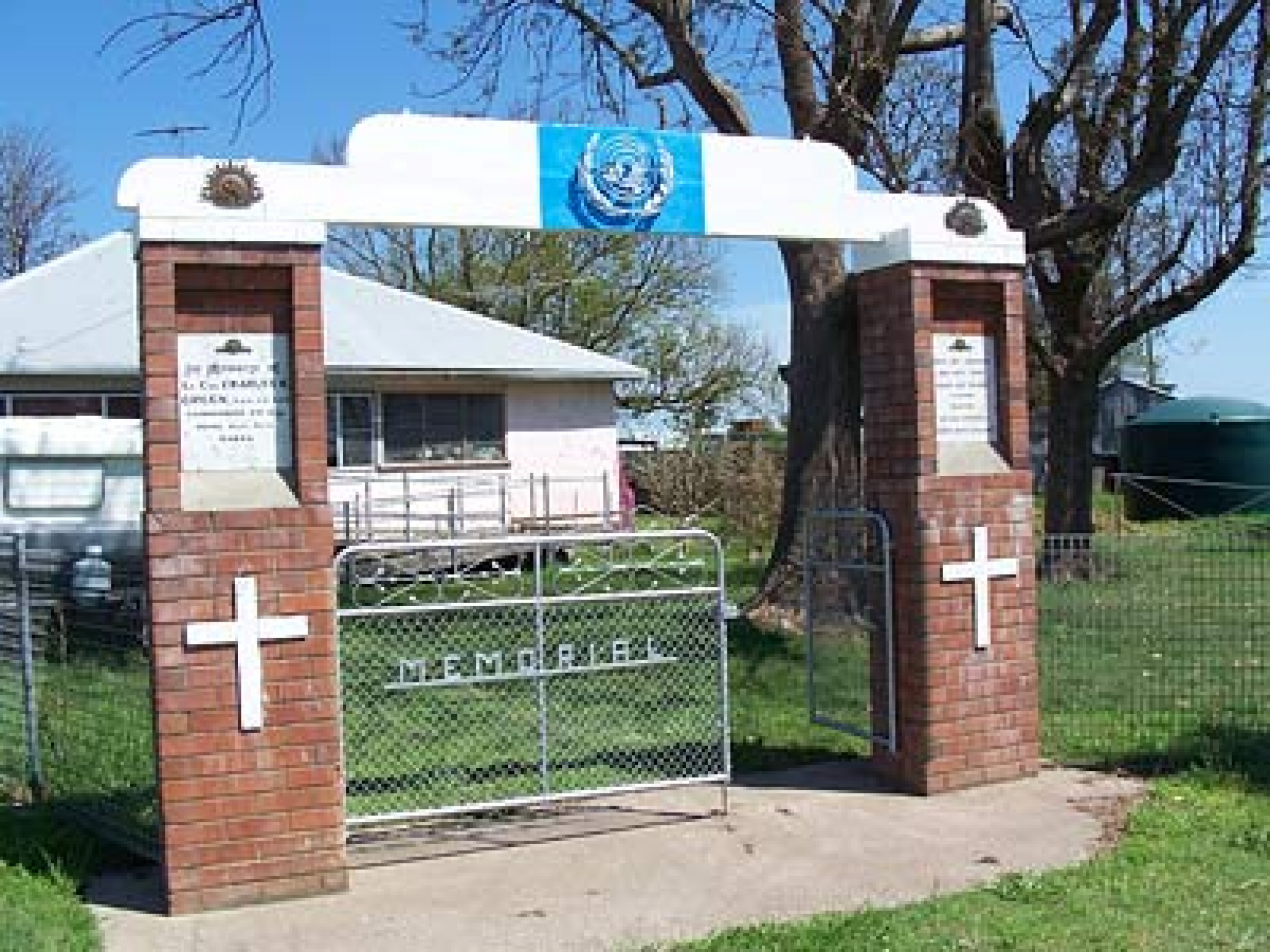 Lt. Col. Charles Green Memorial Gates | NSW War Memorials Register