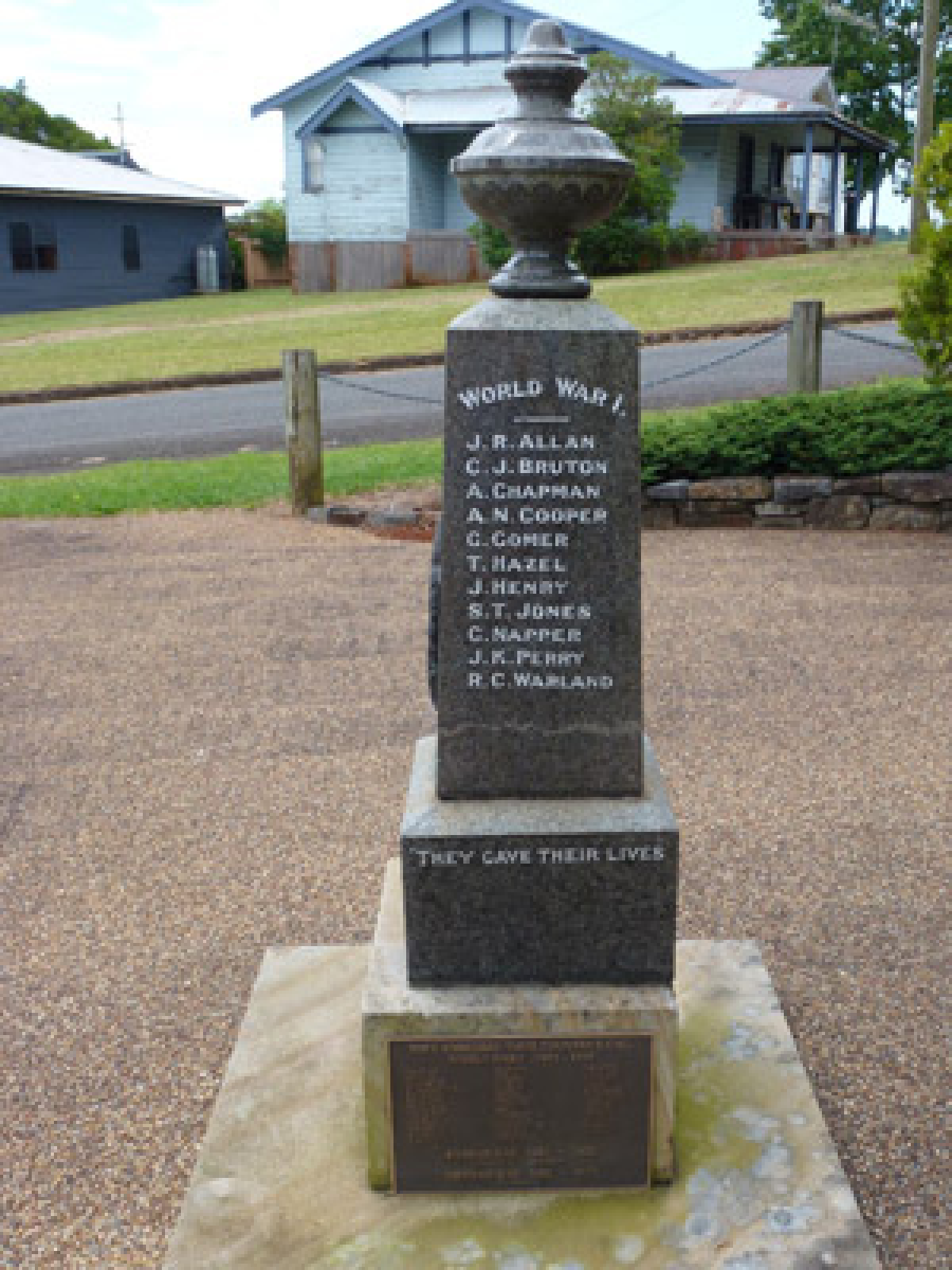 Comboyne War Memorial | NSW War Memorials Register