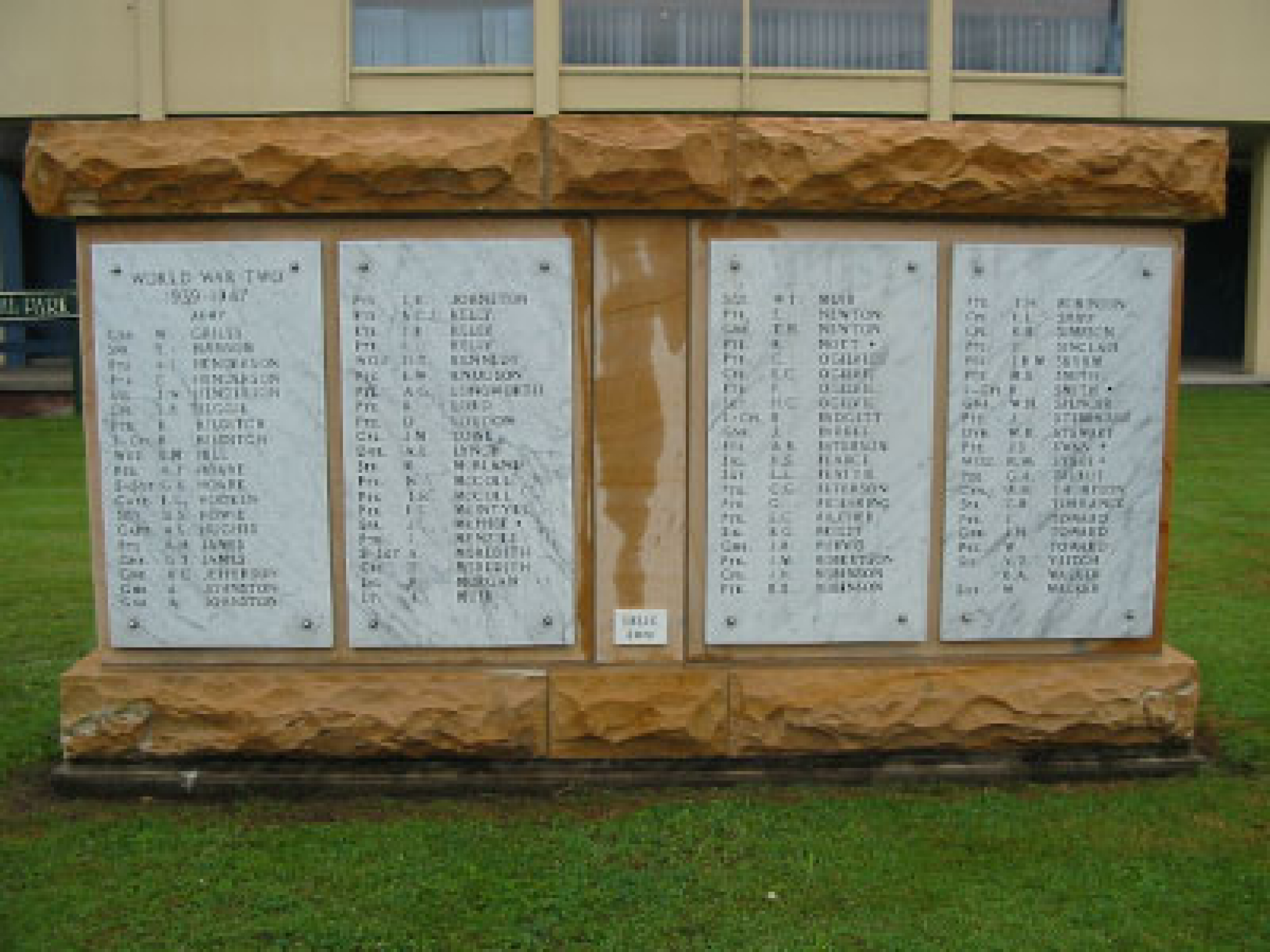 West Wallsend Wall of Rememberence | NSW War Memorials Register
