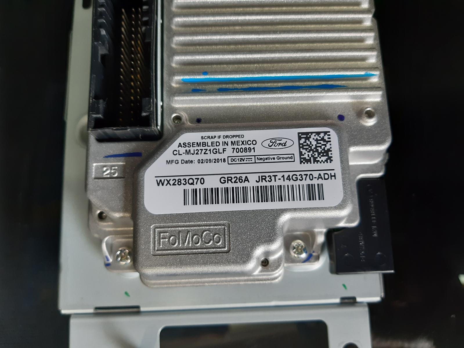 Radio/Cd/Dvd/Sat/Tv Mustang Ford 2018