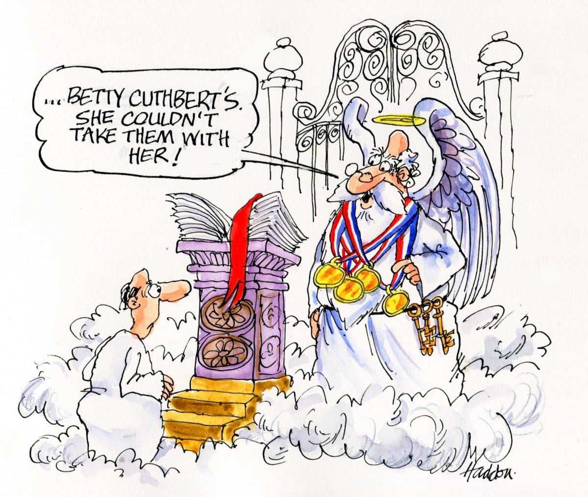 George Haddon farewells Australia’s Golden Girl Betty Cuthbert ...