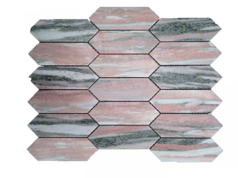 Entiva Stone Pickets Pink Mosaic | Volaré Concepts