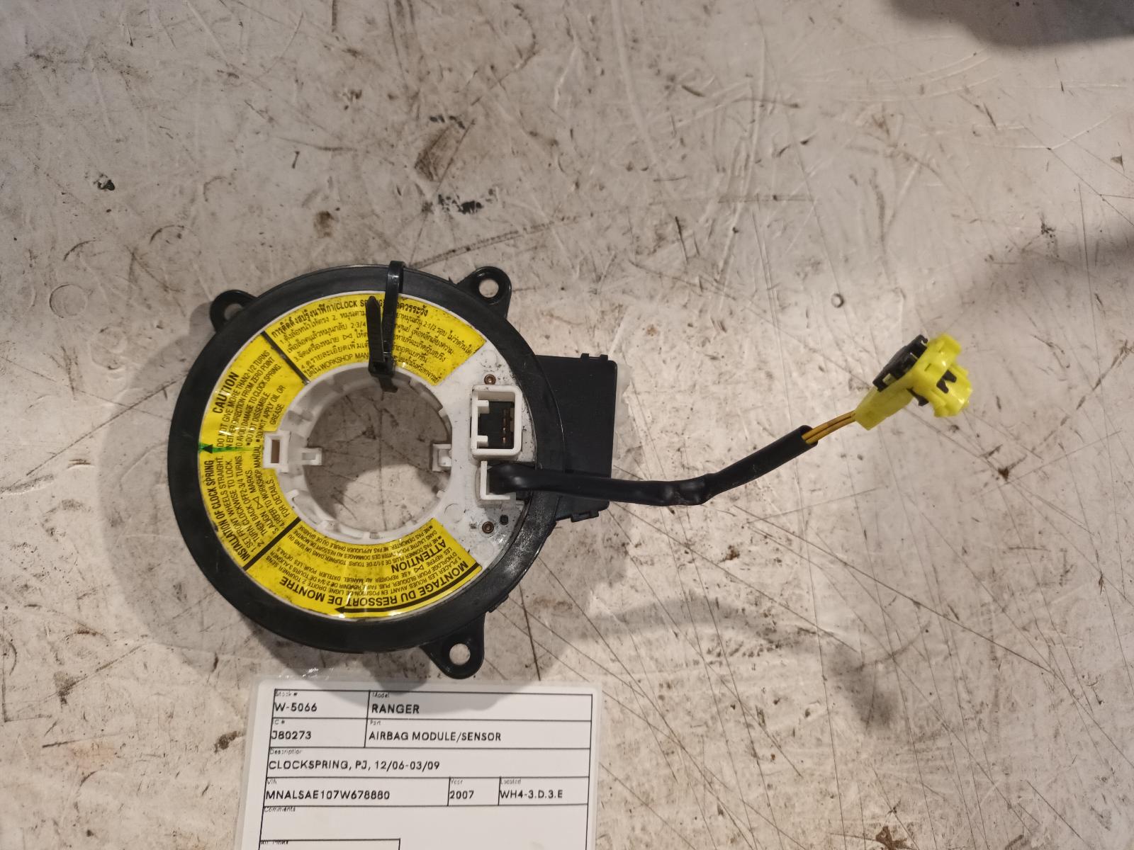 Airbag Module/Sensor Ranger Ford 2007