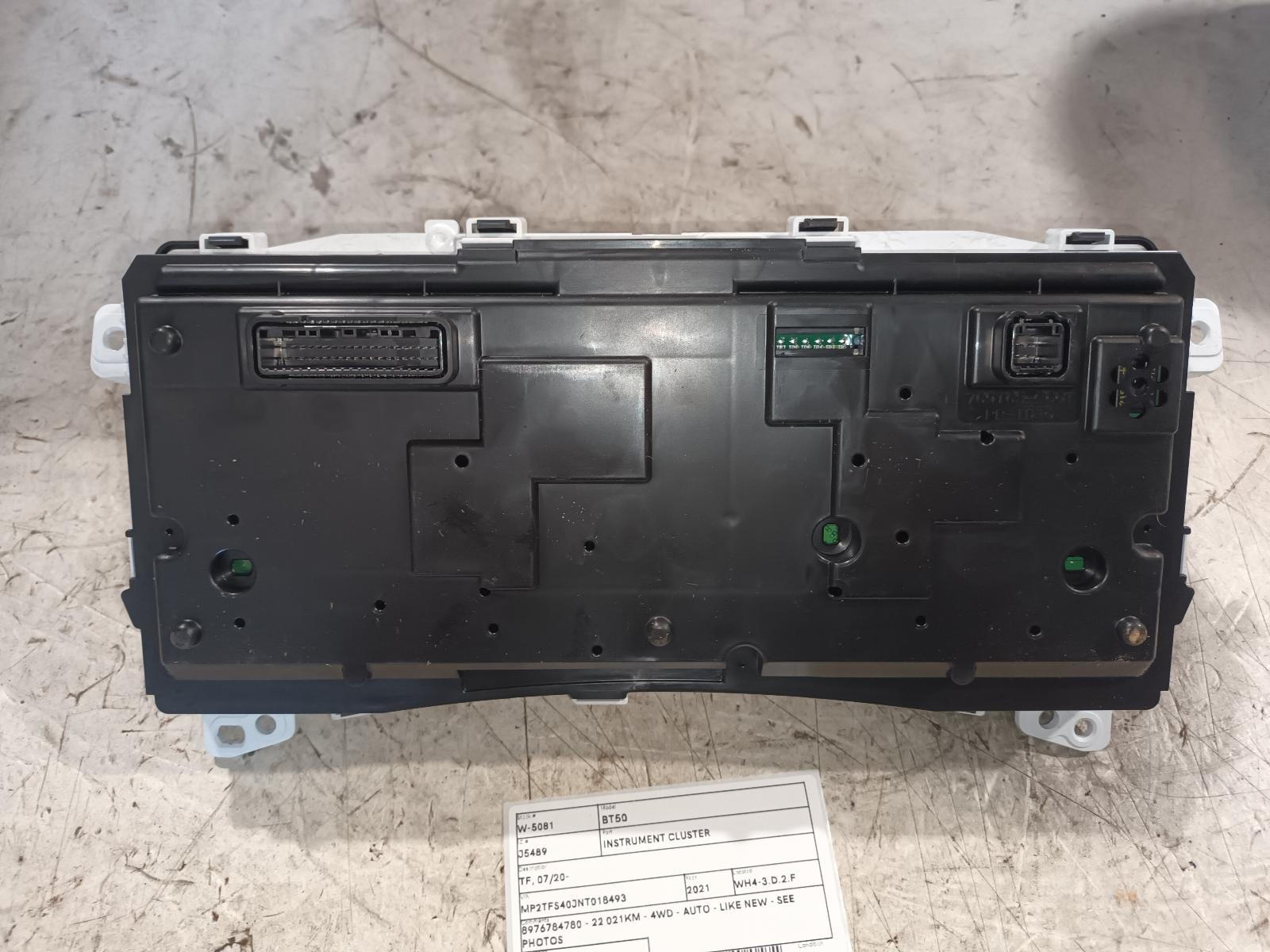 Instrument Cluster Bt50 Mazda 2021