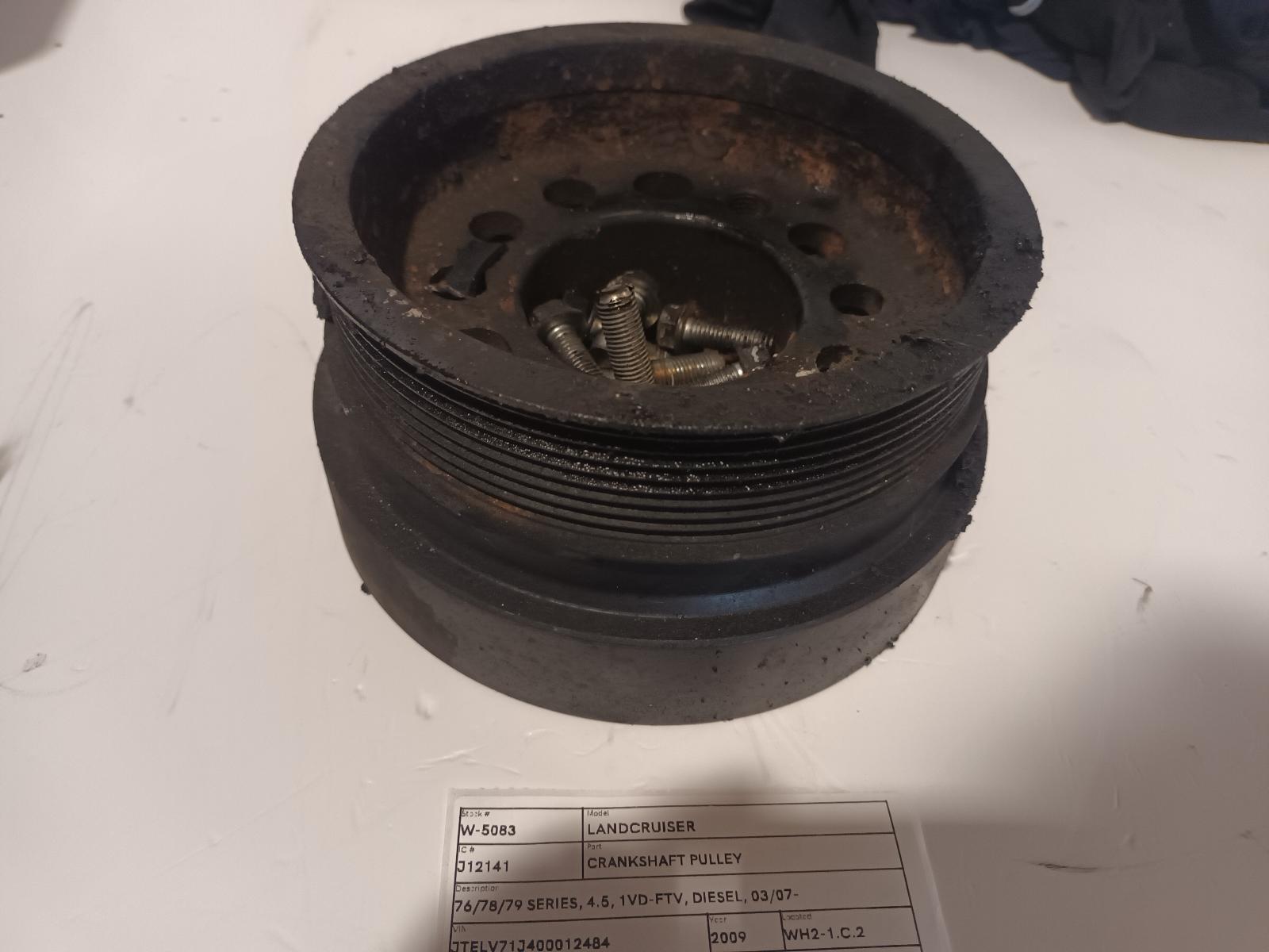 Crankshaft Pulley Landcruiser Toyota 2009