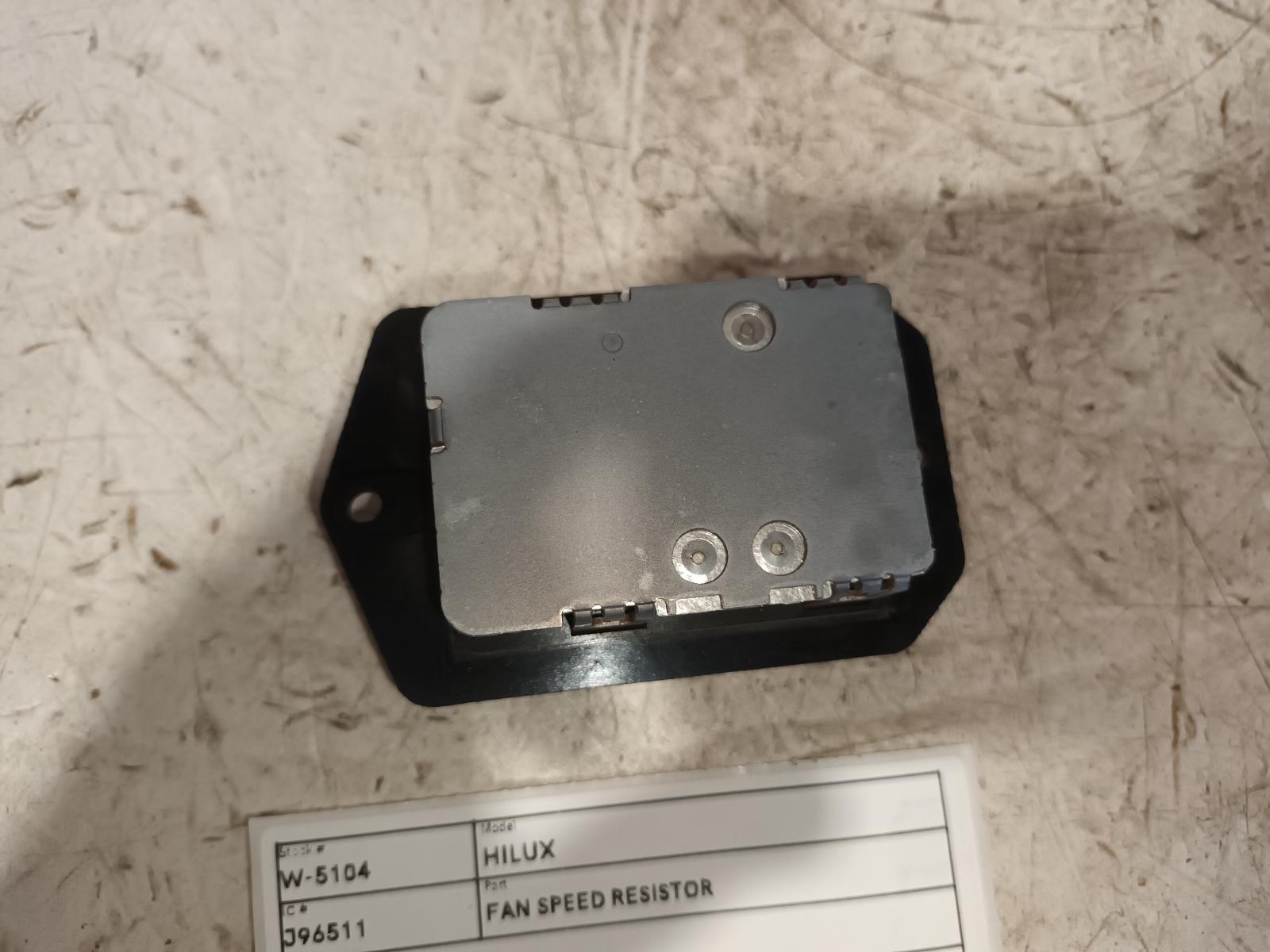 Fan Speed Resistor Hilux Toyota 2021