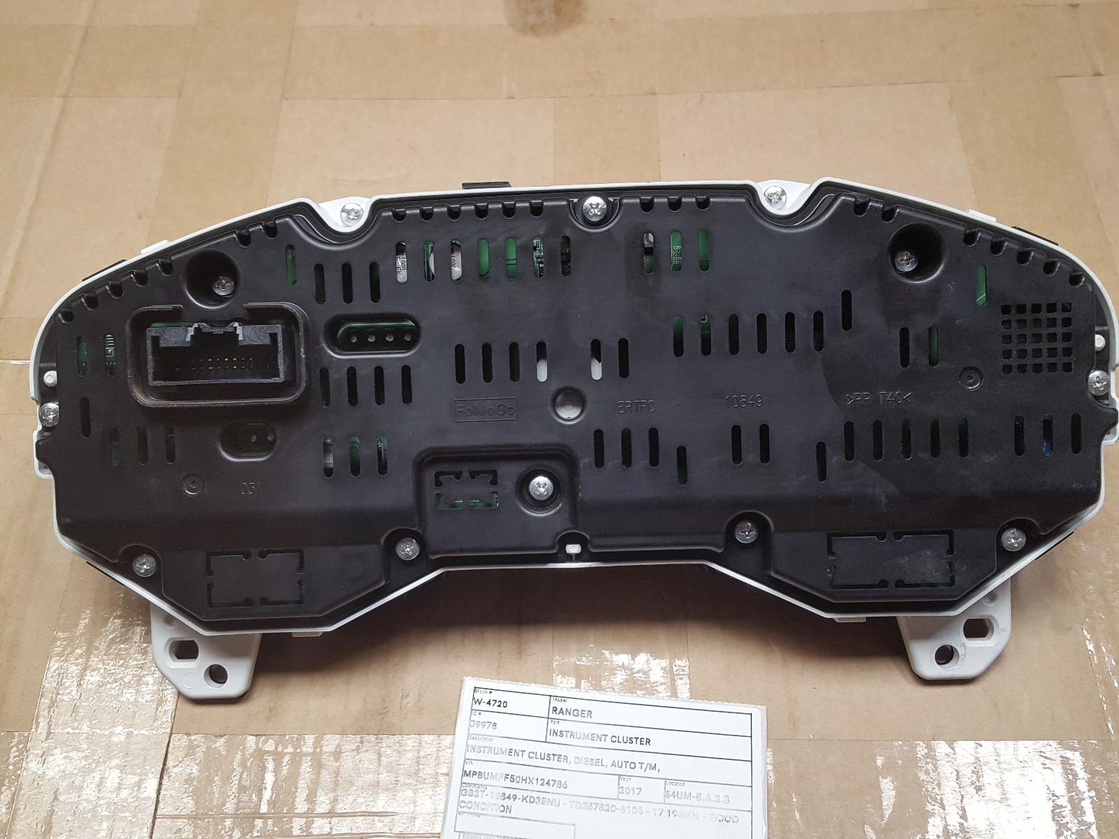 Instrument Cluster Ranger Ford 2017