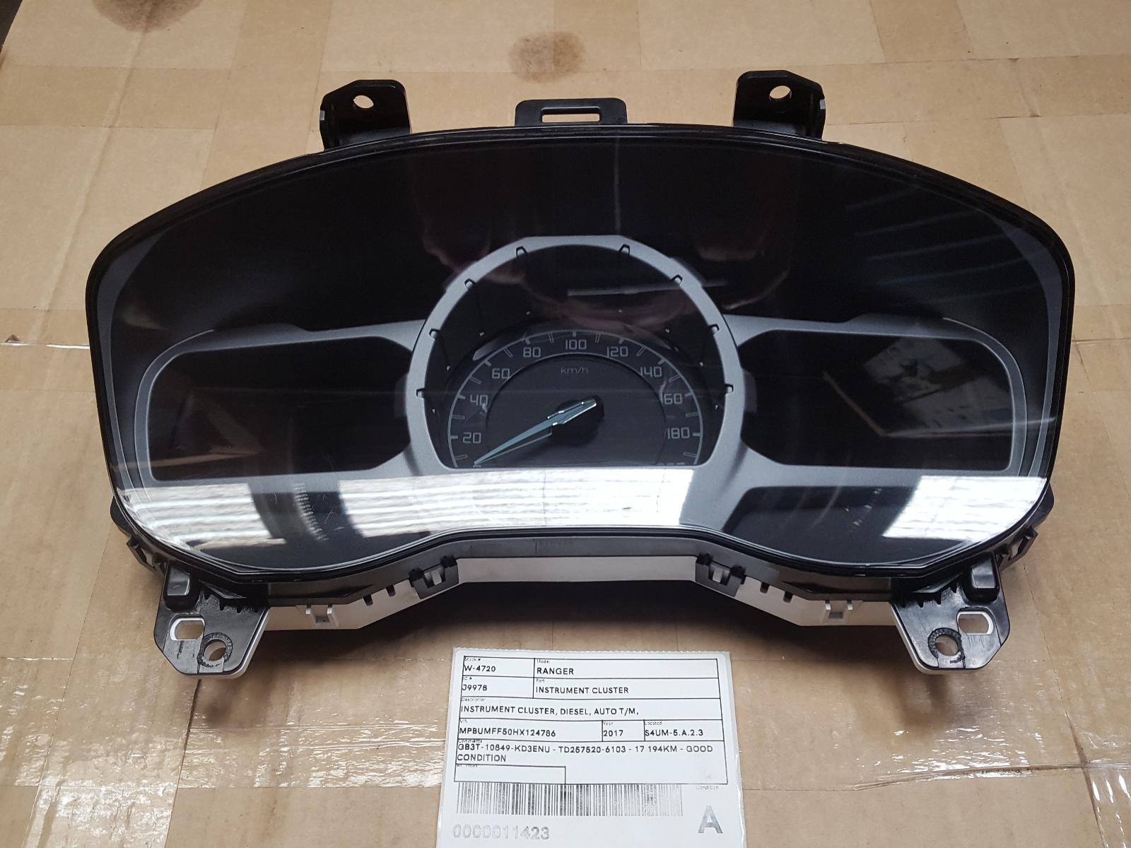 Instrument Cluster Ranger Ford 2017