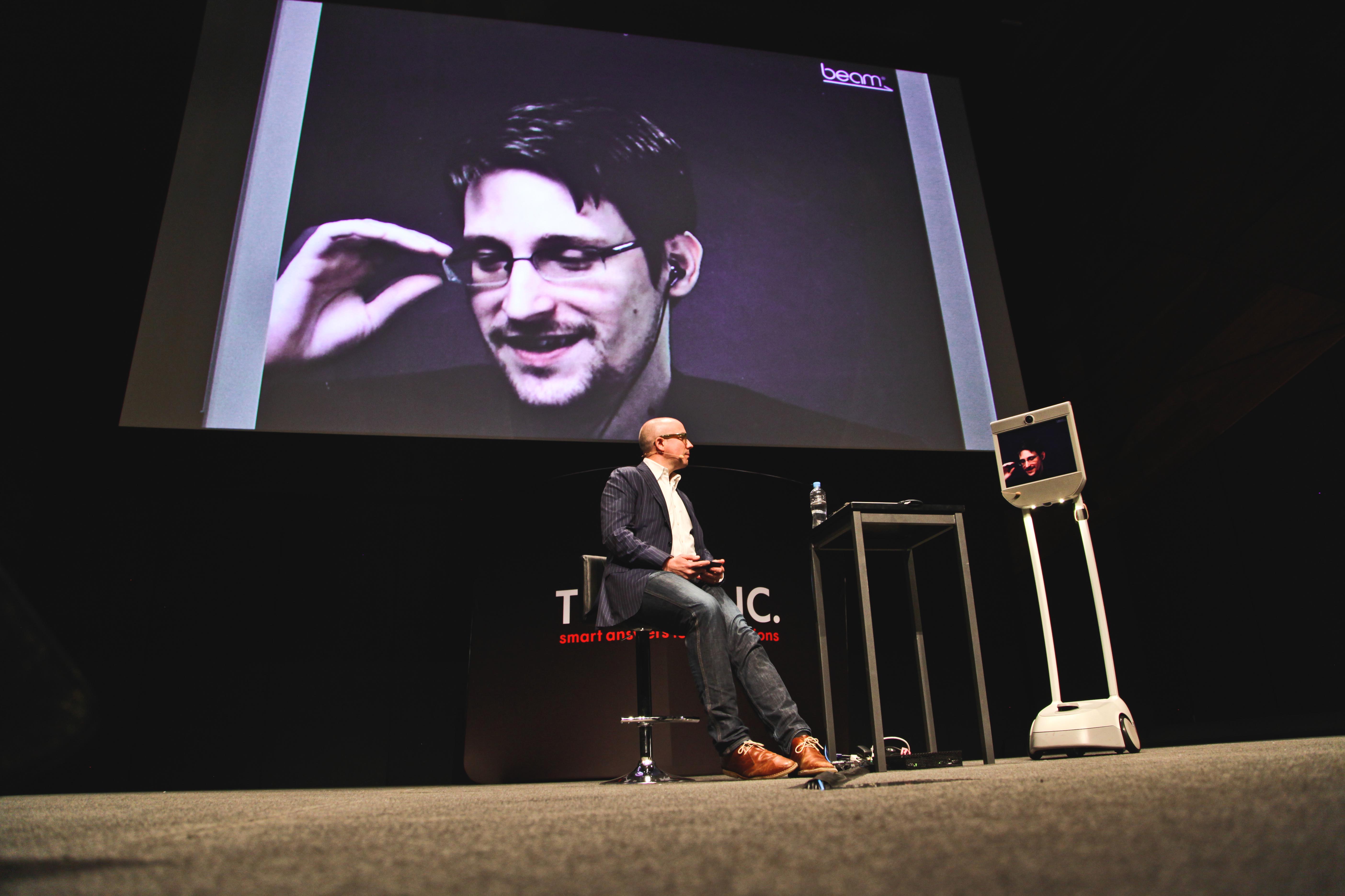 Last night, Snowden was in Melbourne (virtually) - techAU