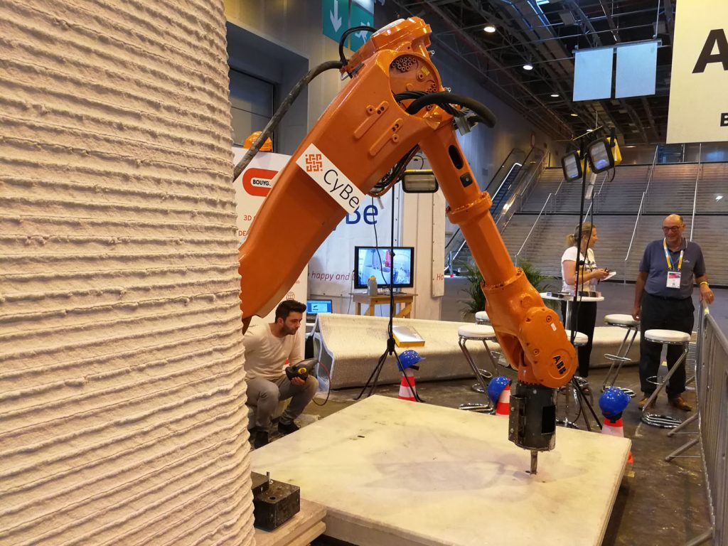 3D Printing Concrete Robot makes light work of park benches, entire ...