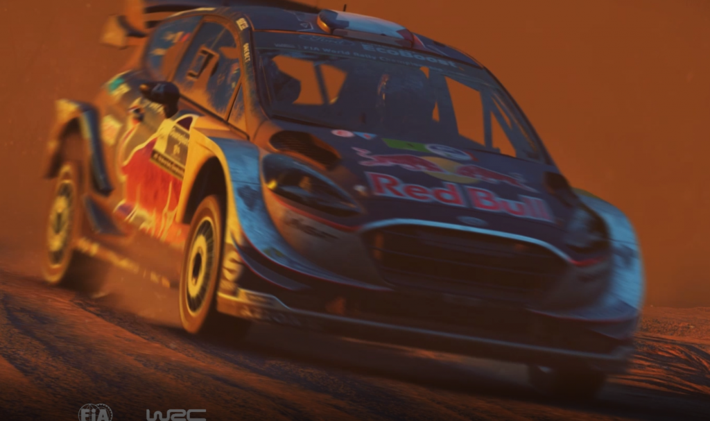 WRC 7 gameplay trailer shows off a dusty, icy Ford Fiesta RS sliding ...