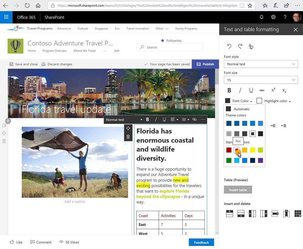 SharePoint Pages are finally getting serious editing capabilities - techAU