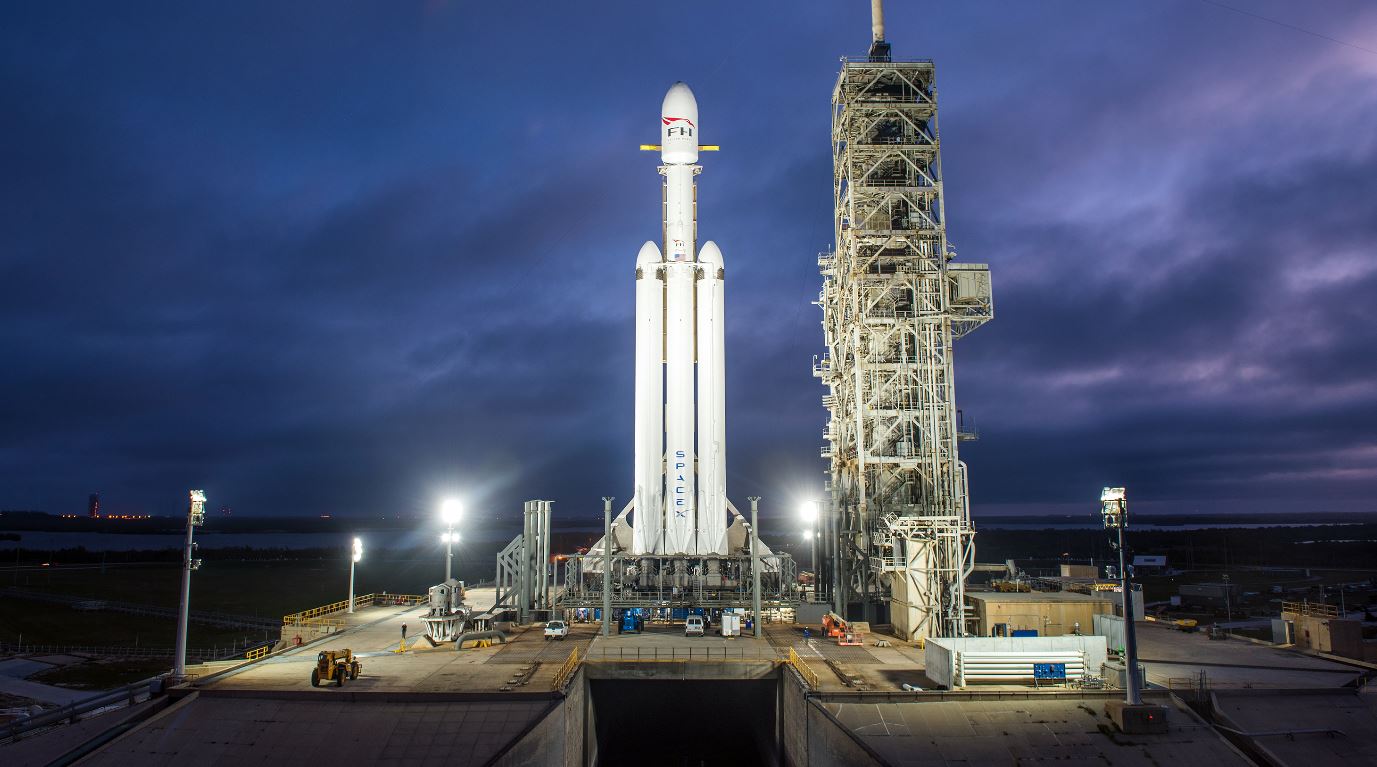 SpaceX readies Falcon Heavy for launch, the worlds most powerful rocket ...
