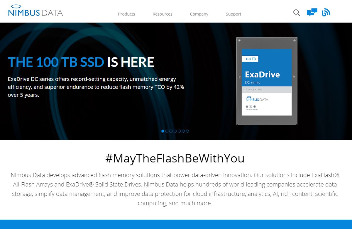 Nimbus Data offers largest SSD on the planet - 100TB in 3.5' form fact ...